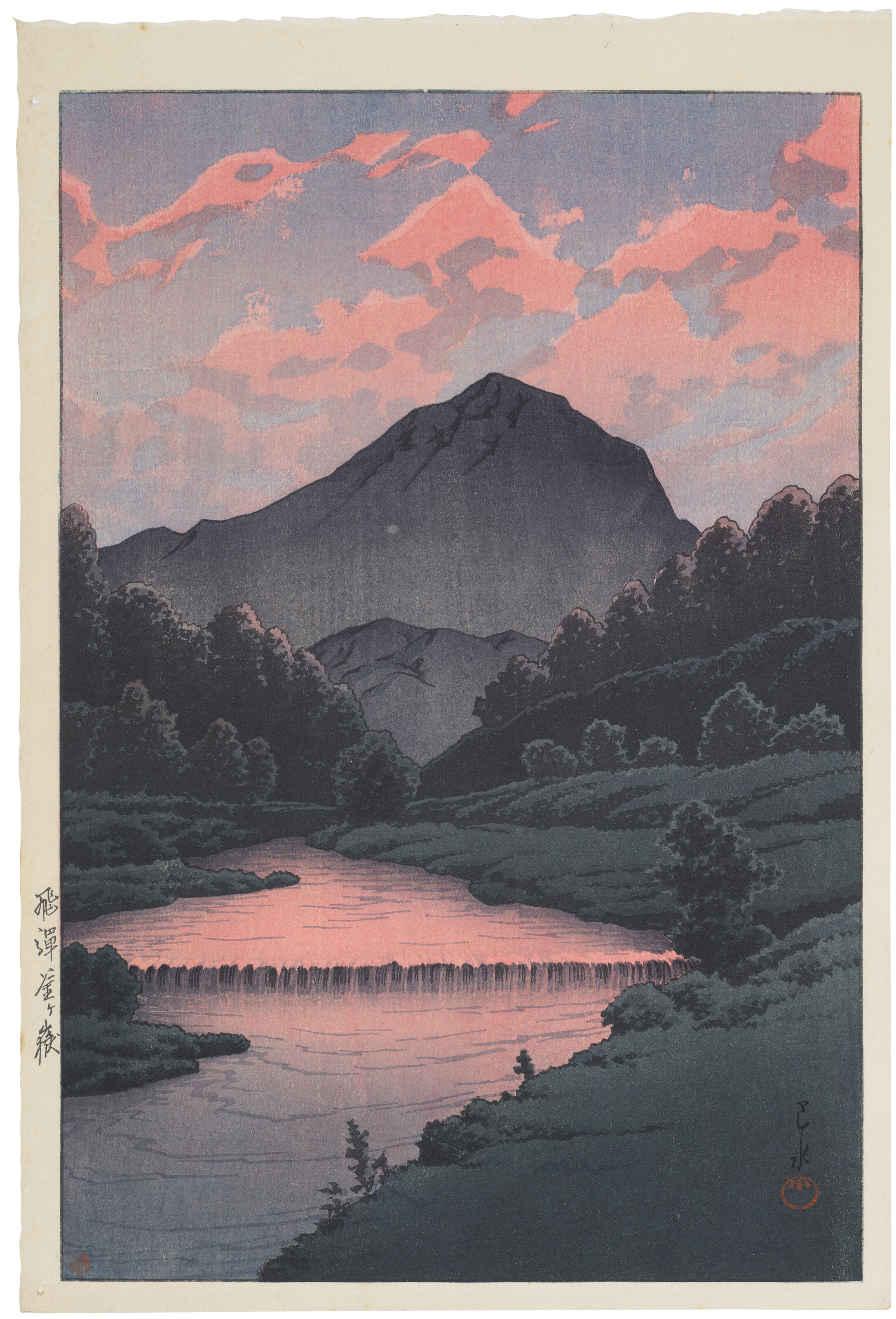 KAWASE HASUI (1883-1957), Hida Kamagadake (Mount Kamaga, Hida) | Christie’s