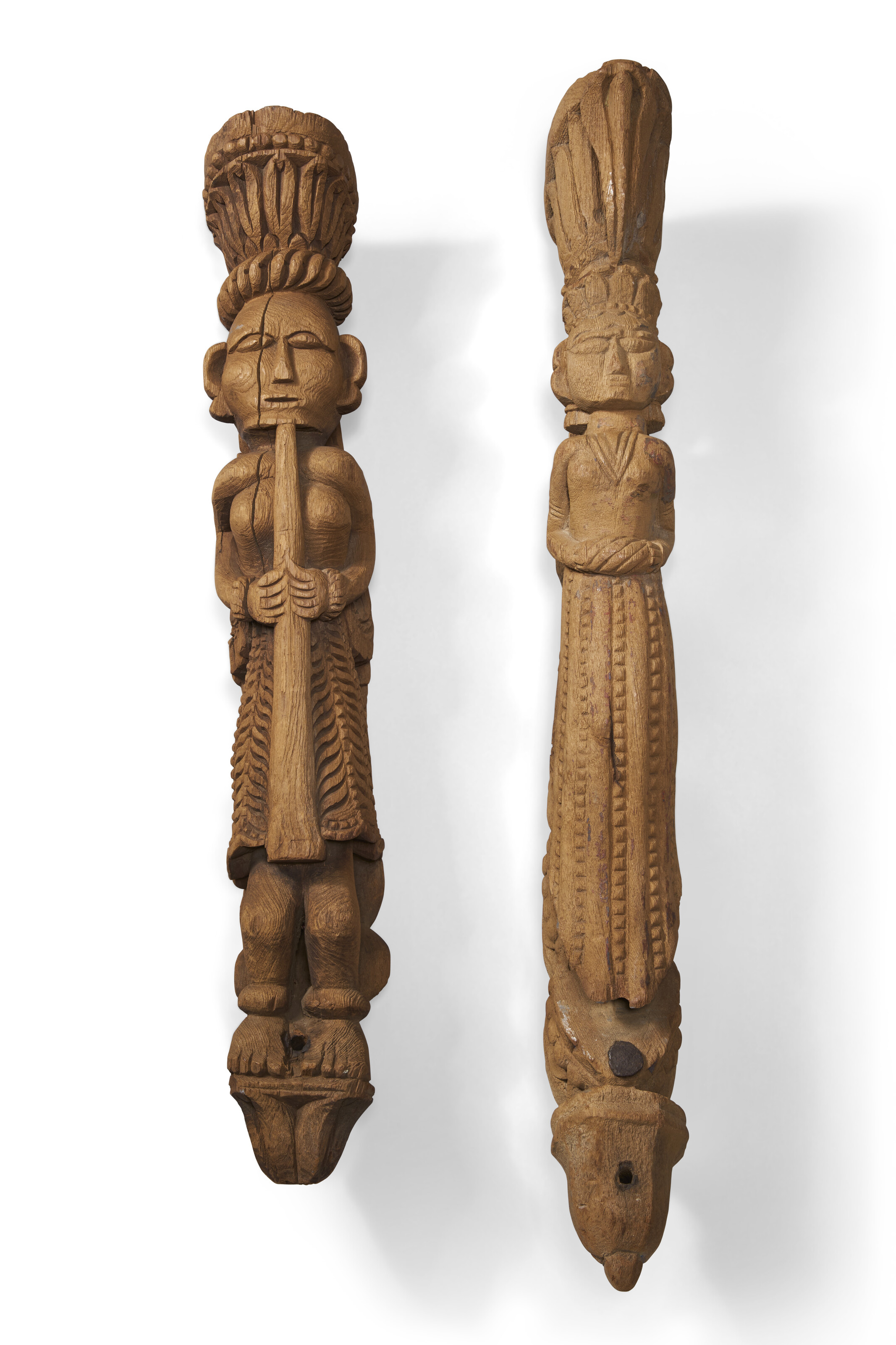 TWO WOODEN TEMPLE BRACKETS, SOUTH INDIA, 17TH-18TH CENTURY | Christie’s