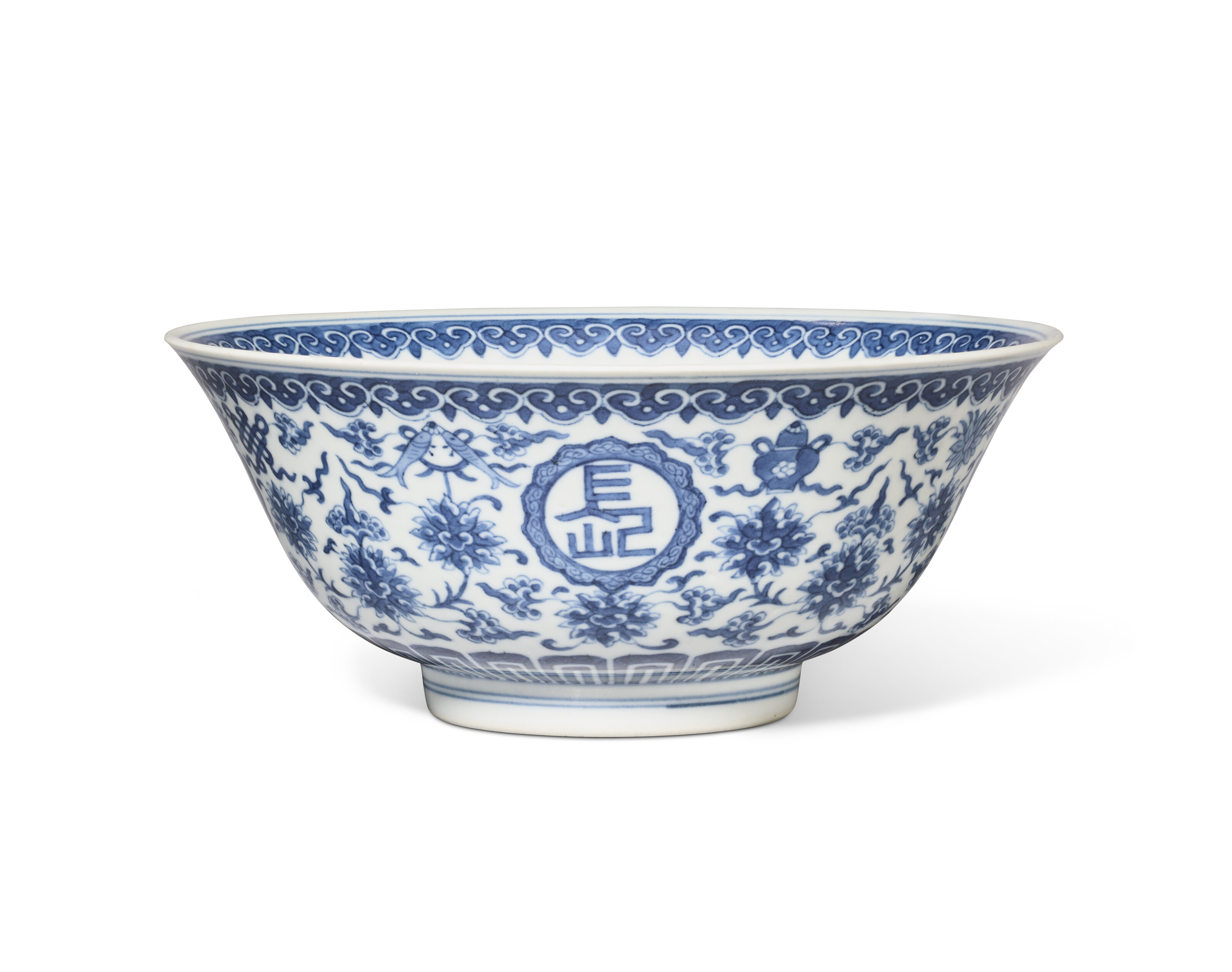 A BLUE AND WHITE 'SHAN GAO SHUI CHANG' BOWL, CHINA, DAOGUANG XINMAO ...