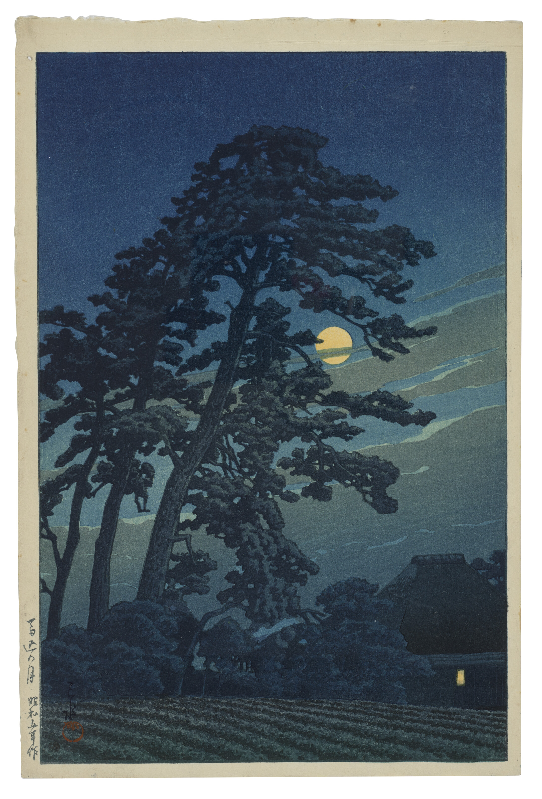 KAWASE HASUI (1883-1957), Magome no tsuki (Moon at Magone) | Christie’s