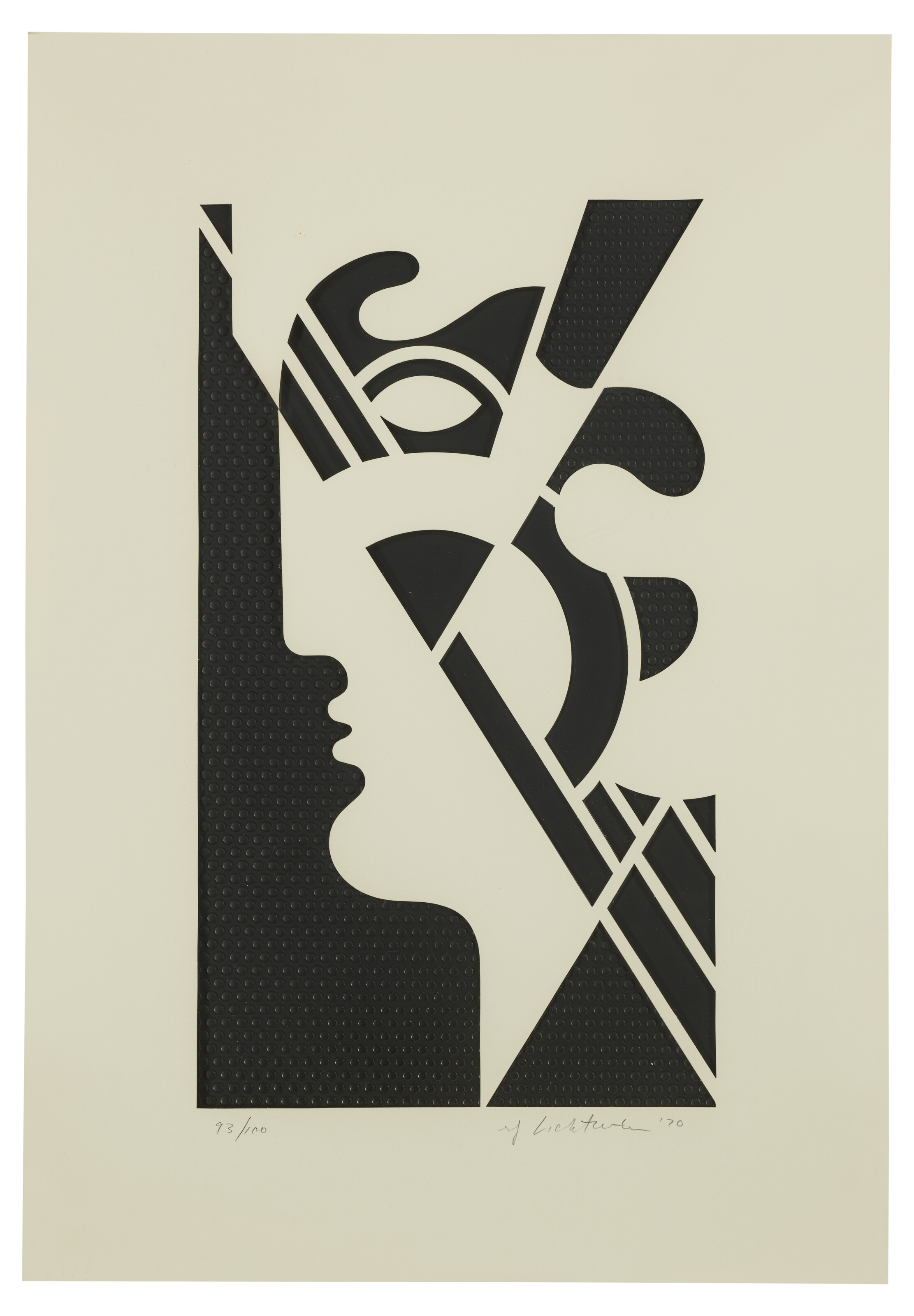 ROY LICHTENSTEIN (1923-1997), Modern Head #5, from Modern Head Series ...