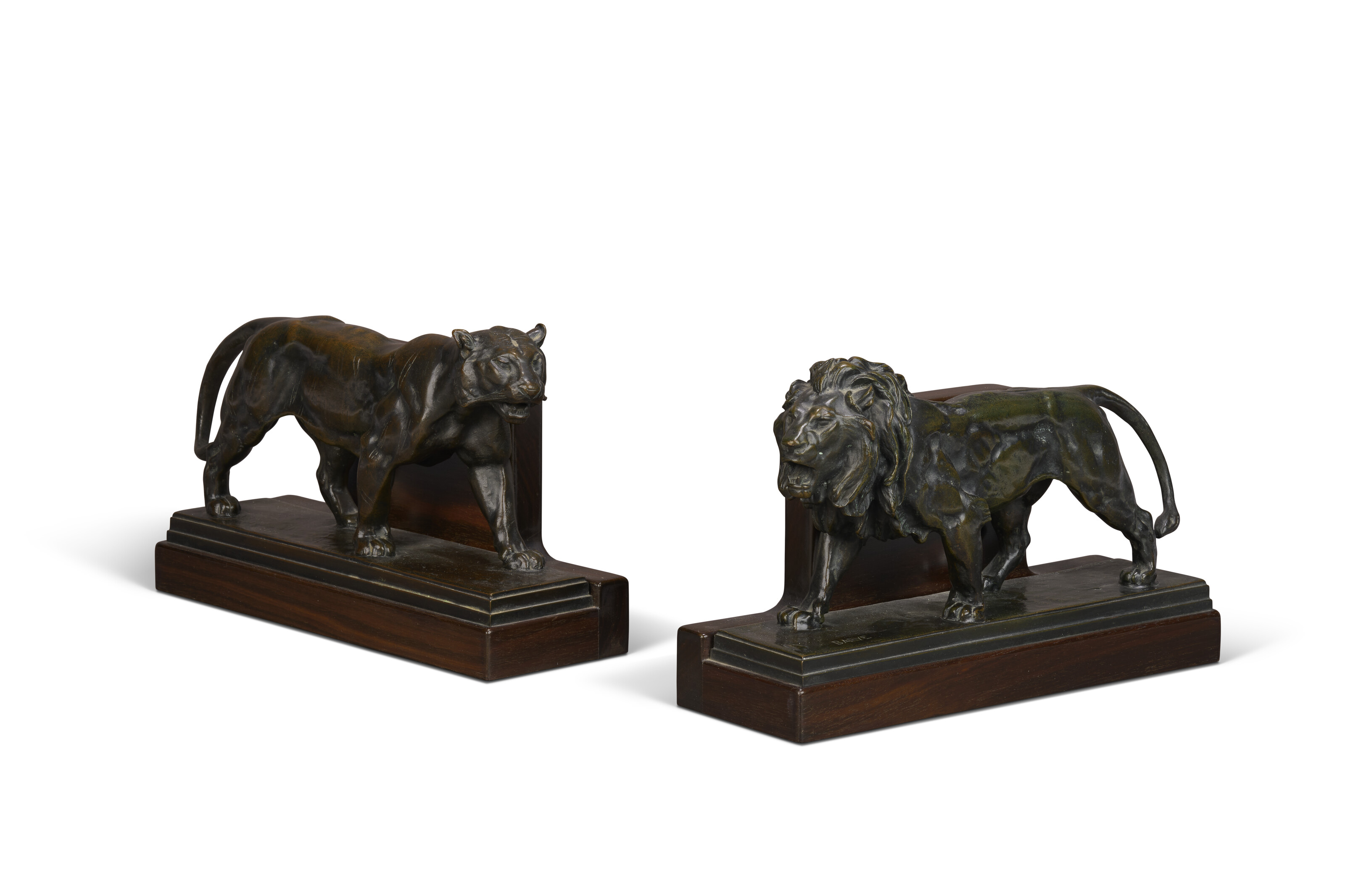 ANTOINE-LOUIS BARYE (FRENCH, 1795-1875), Lion qui marche (Walking Lion ...