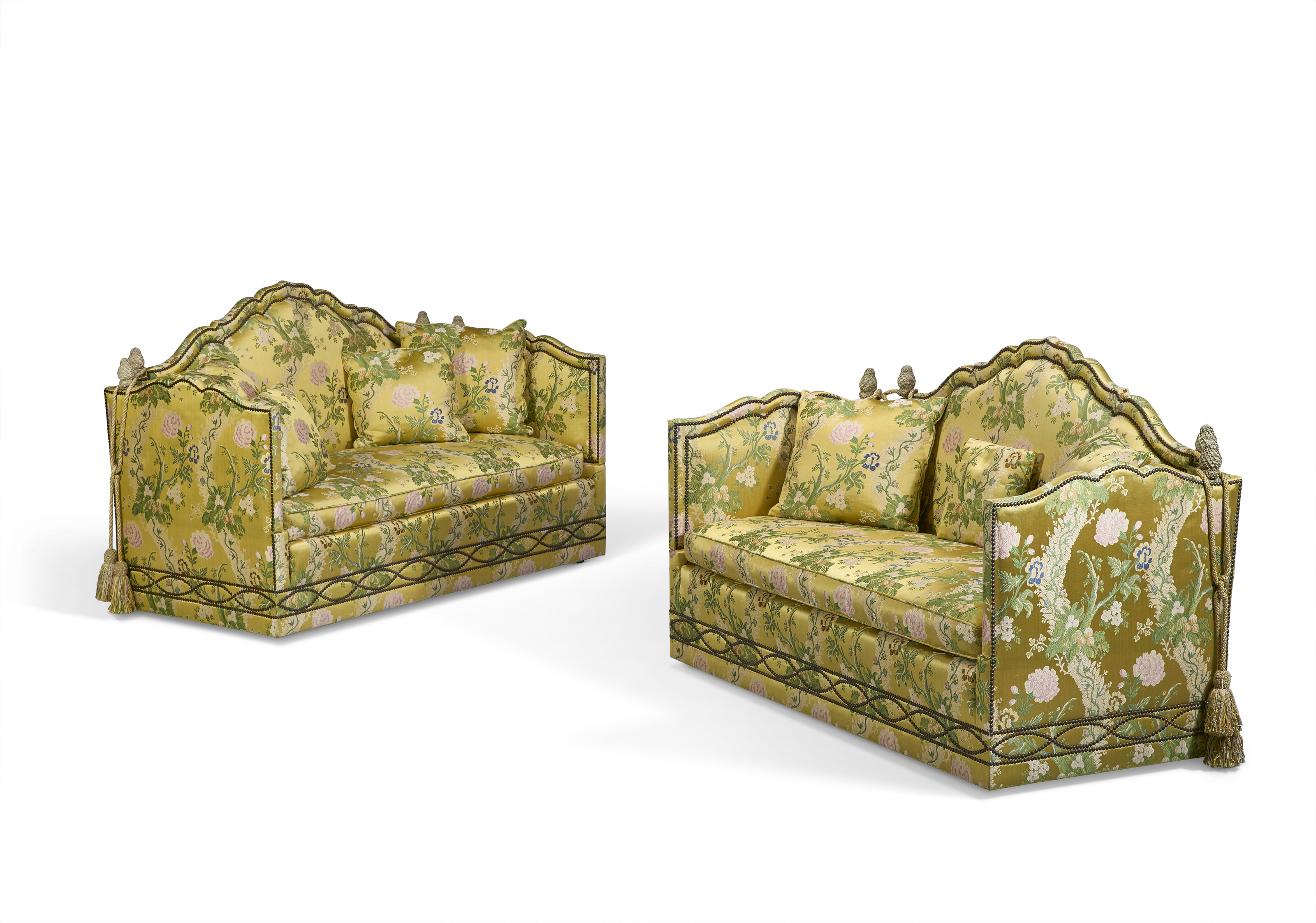 damask sofas