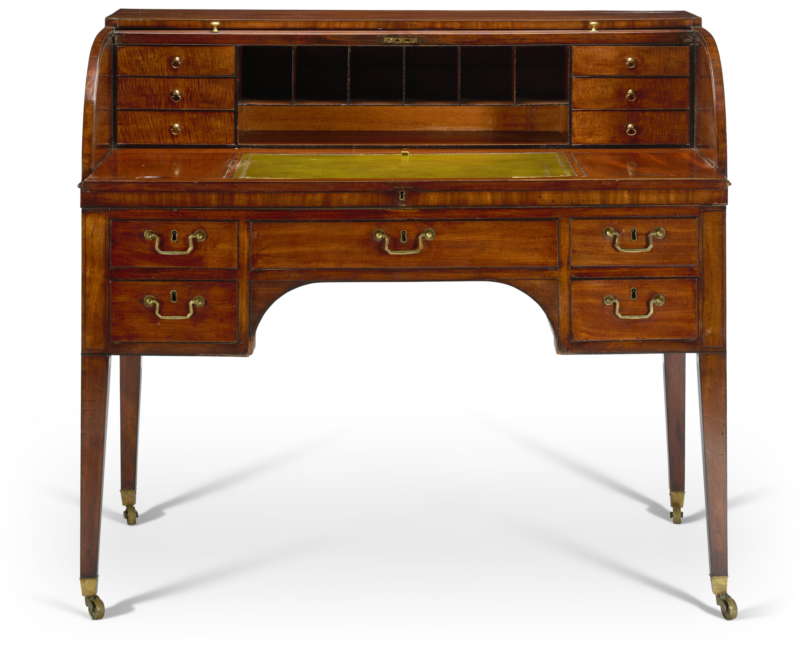 A GEORGE III MAHOGANY CYLINDER DESK, CIRCA 1780 | Christie’s