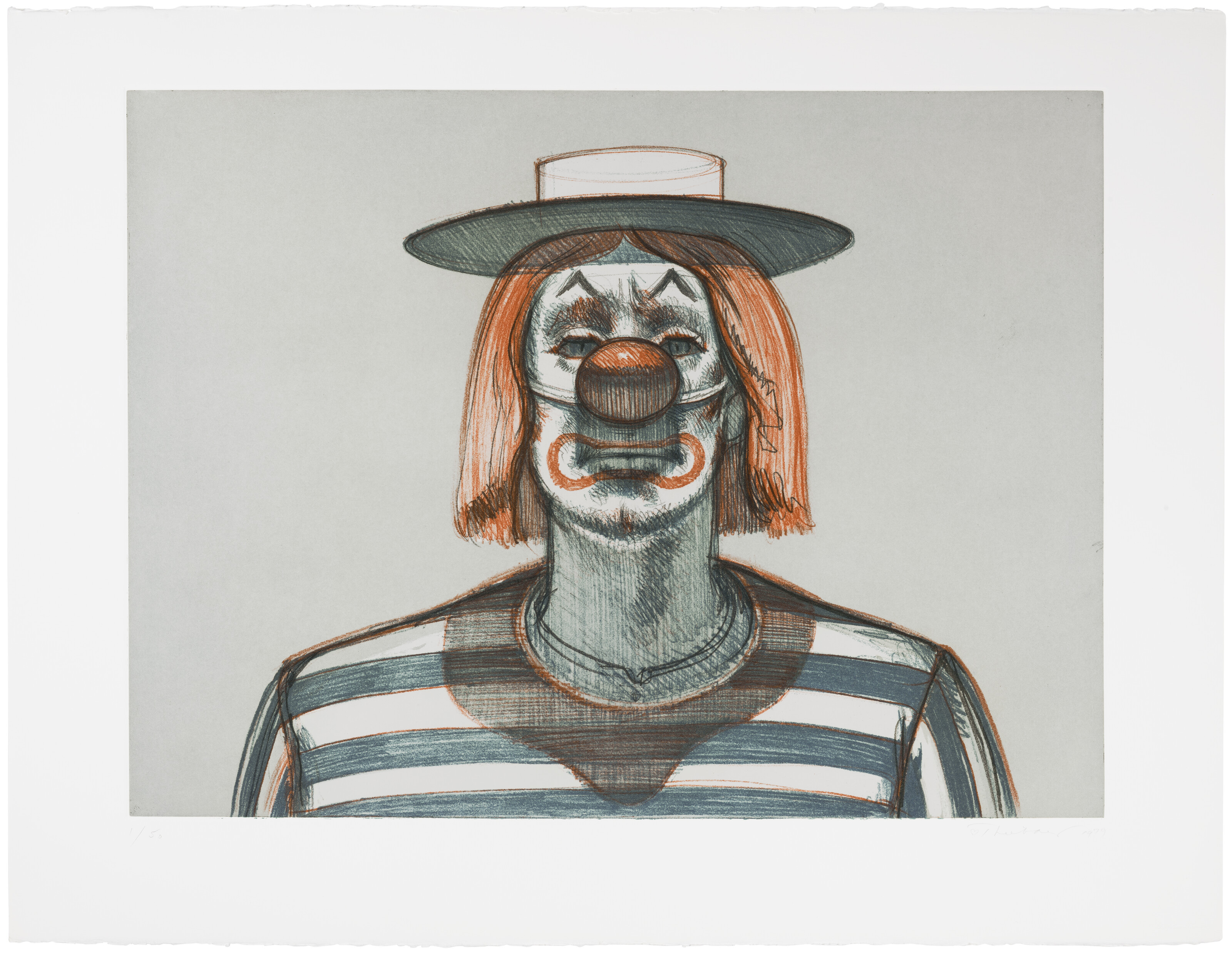 WAYNE THIEBAUD (1920-2021), Clown, from Recent Etchings I | Christie’s