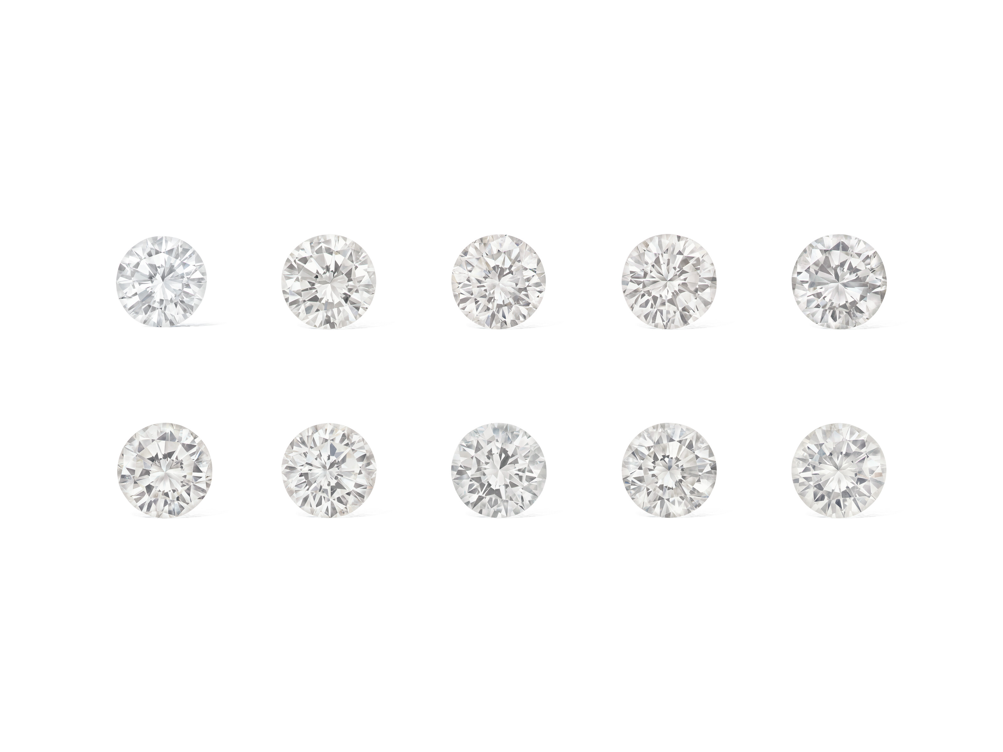 TEN UNMOUNTED DIAMONDS, | Christie’s