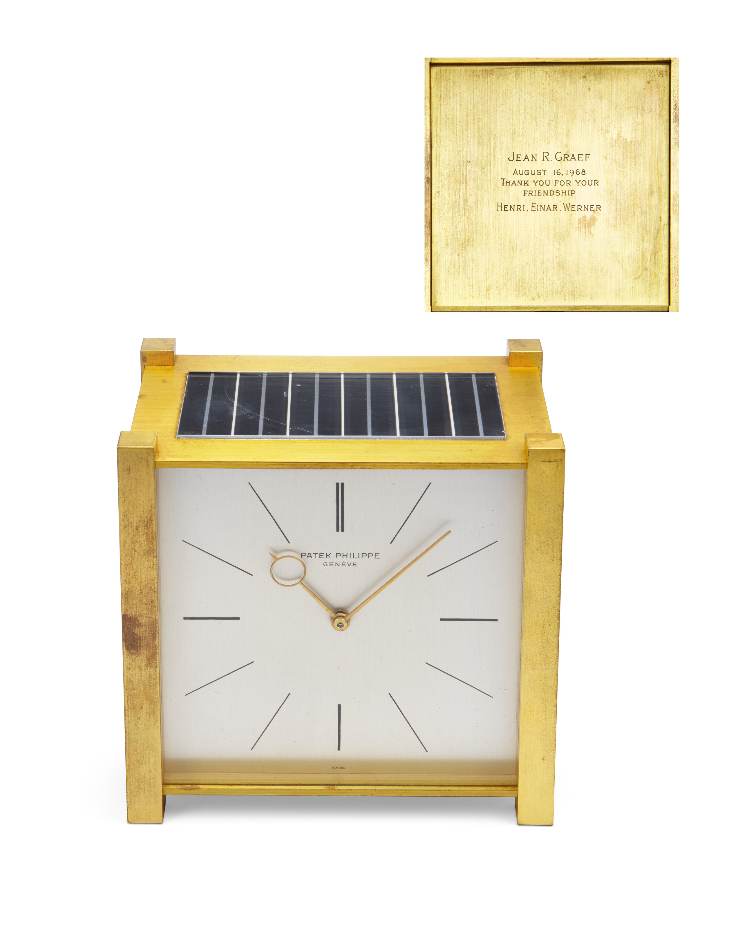 PATEK PHILIPPE, GIFTED BY HENRI STERN, EINAR BUHL, AND WERNER SON TO ...