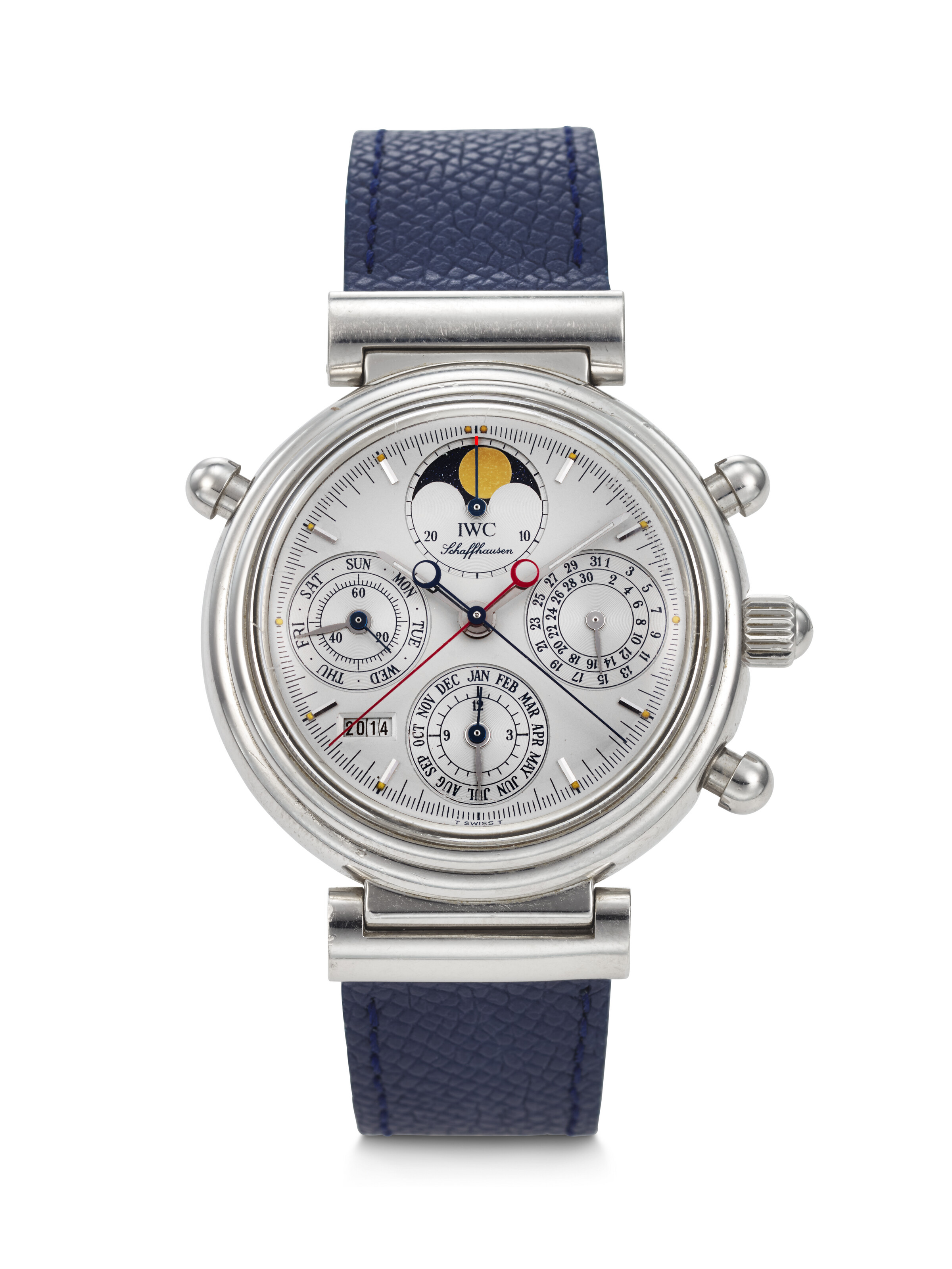 IWC, HIGHLY IMPRESSIVE LIMITED EDITION PLATINUM PERPETUAL CALENDAR ...