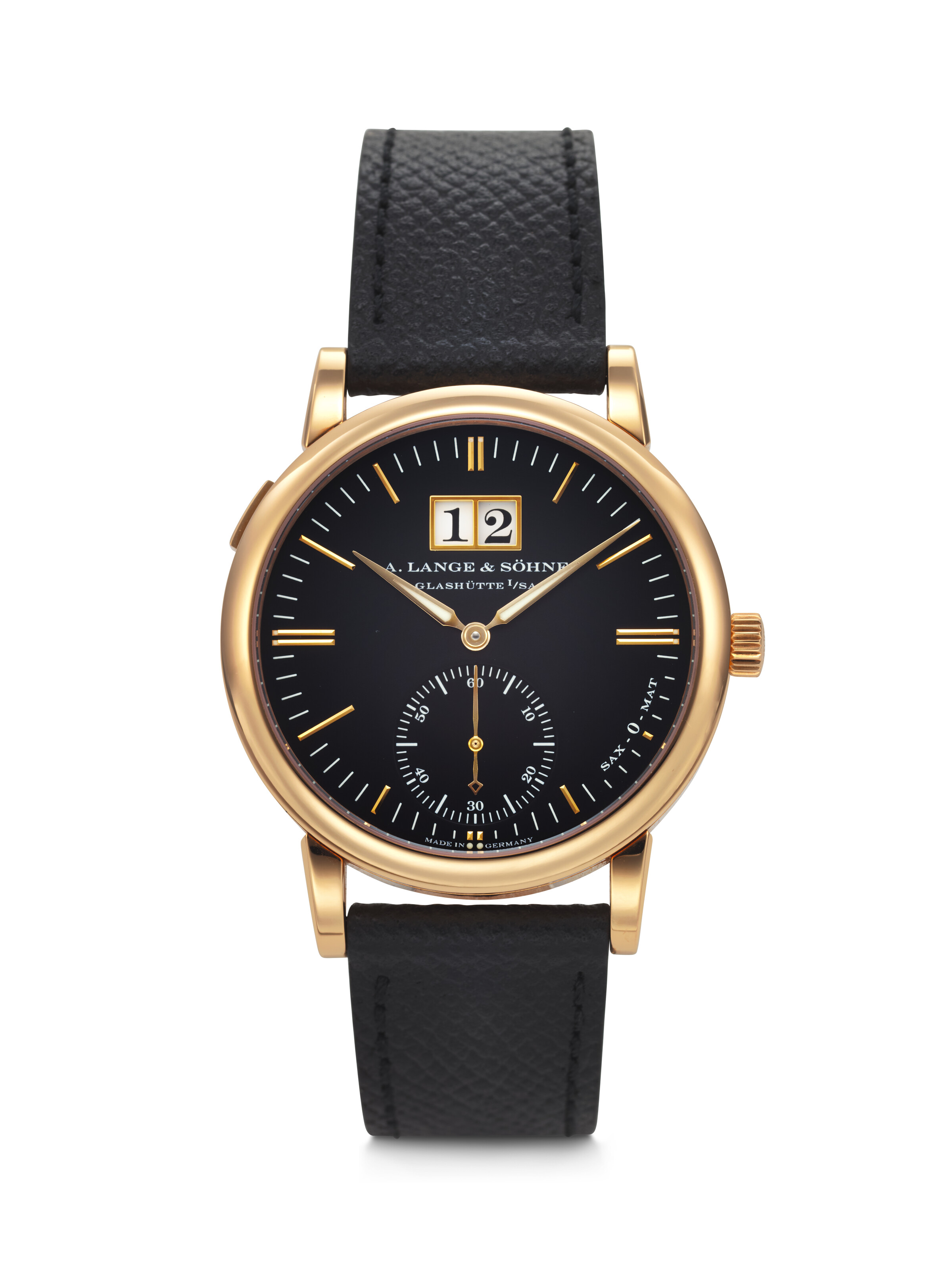 A. LANGE & SÖHNE, PINK GOLD 'LANGEMATIC SAX-O-MAT' WITH OUTSIZED DATE ...