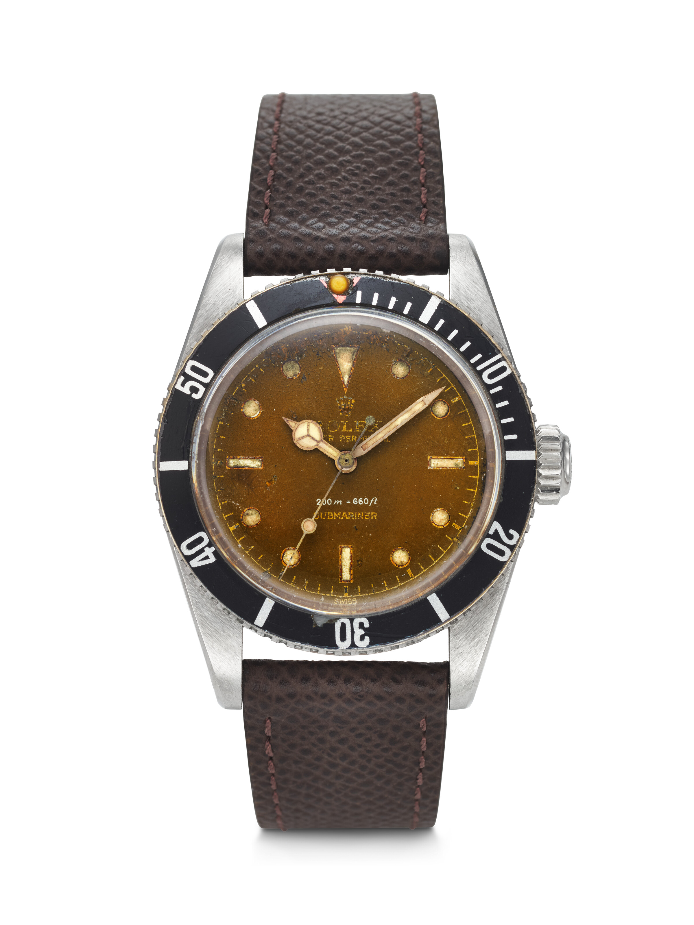ROLEX, STAINLESS STEEL 'BIG CROWN SUBMARINER', REF. 6538, | Christie’s