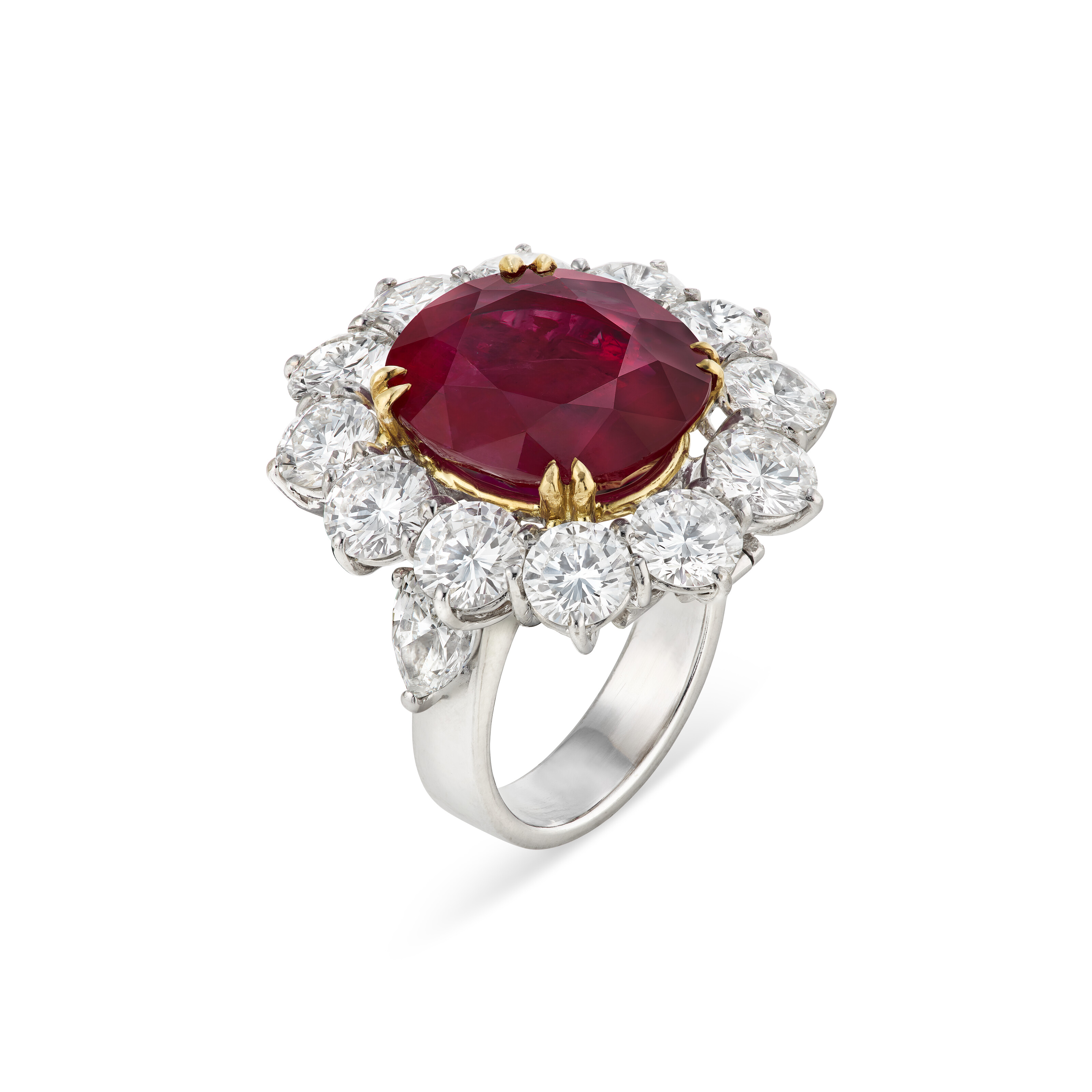 RUBY AND DIAMOND RING PENDANT, | Christie’s