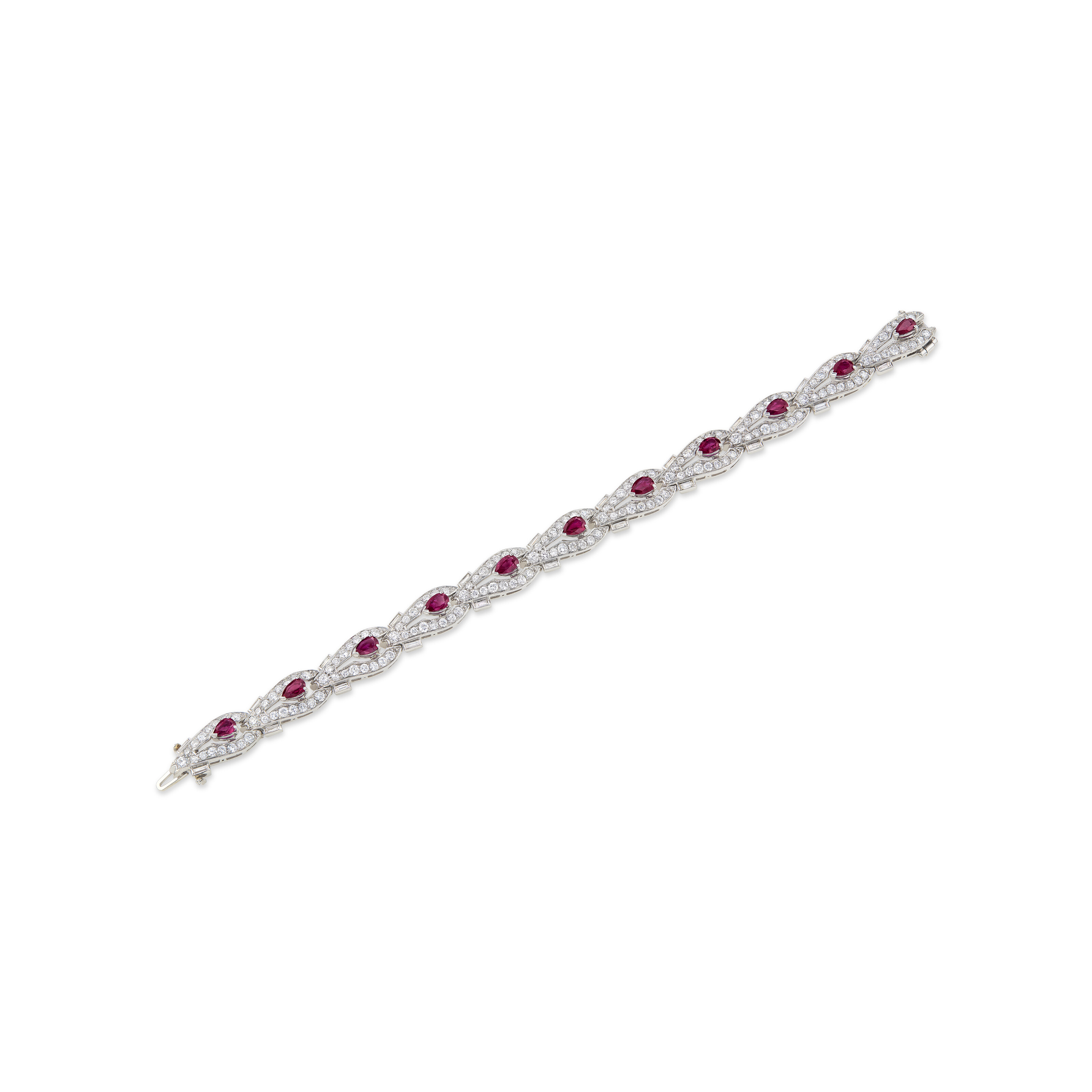 CARTIER RUBY AND DIAMOND BRACELET, | Christie’s