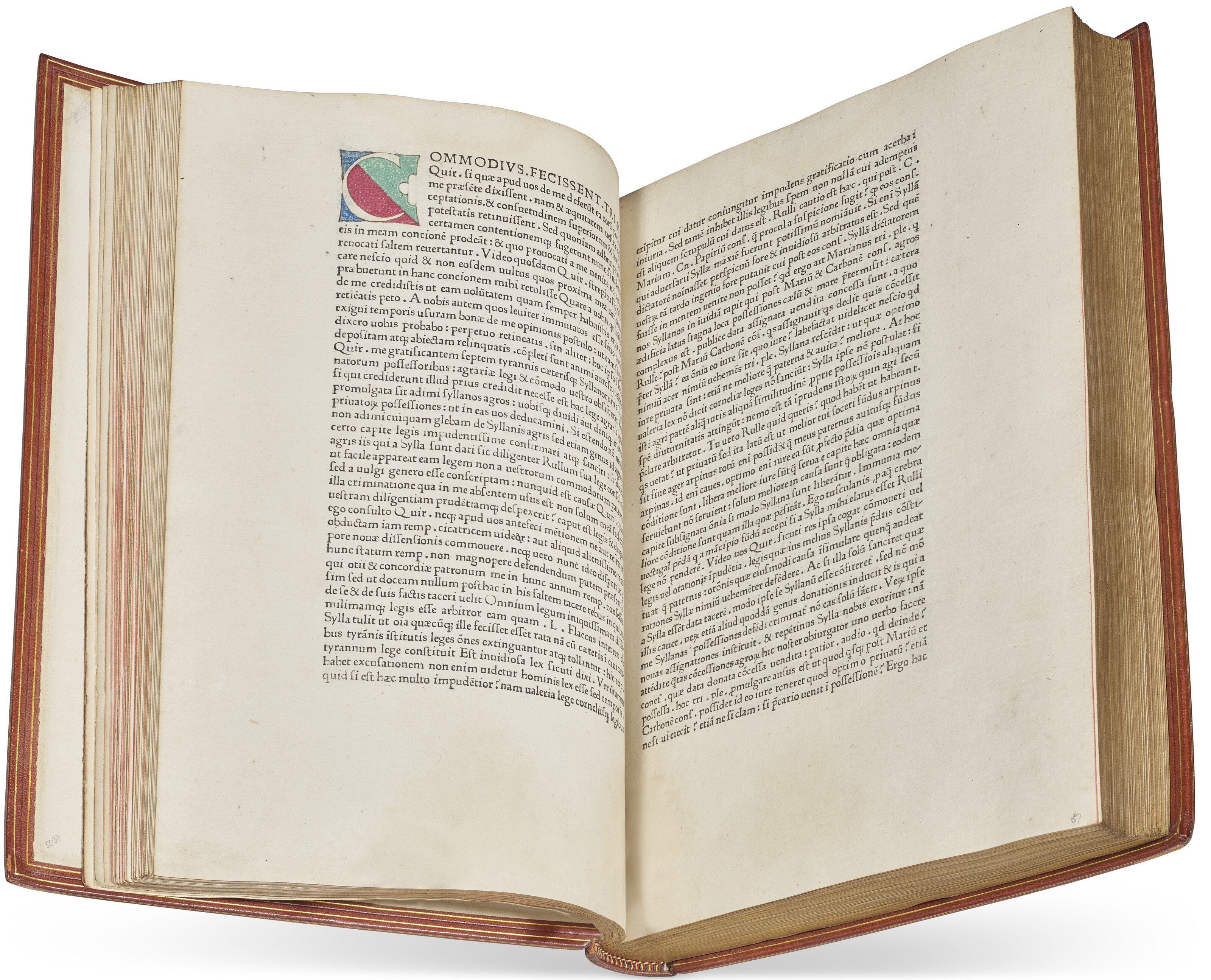 Orationes, Marcus Tullius Cicero, 1471 | Christie’s
