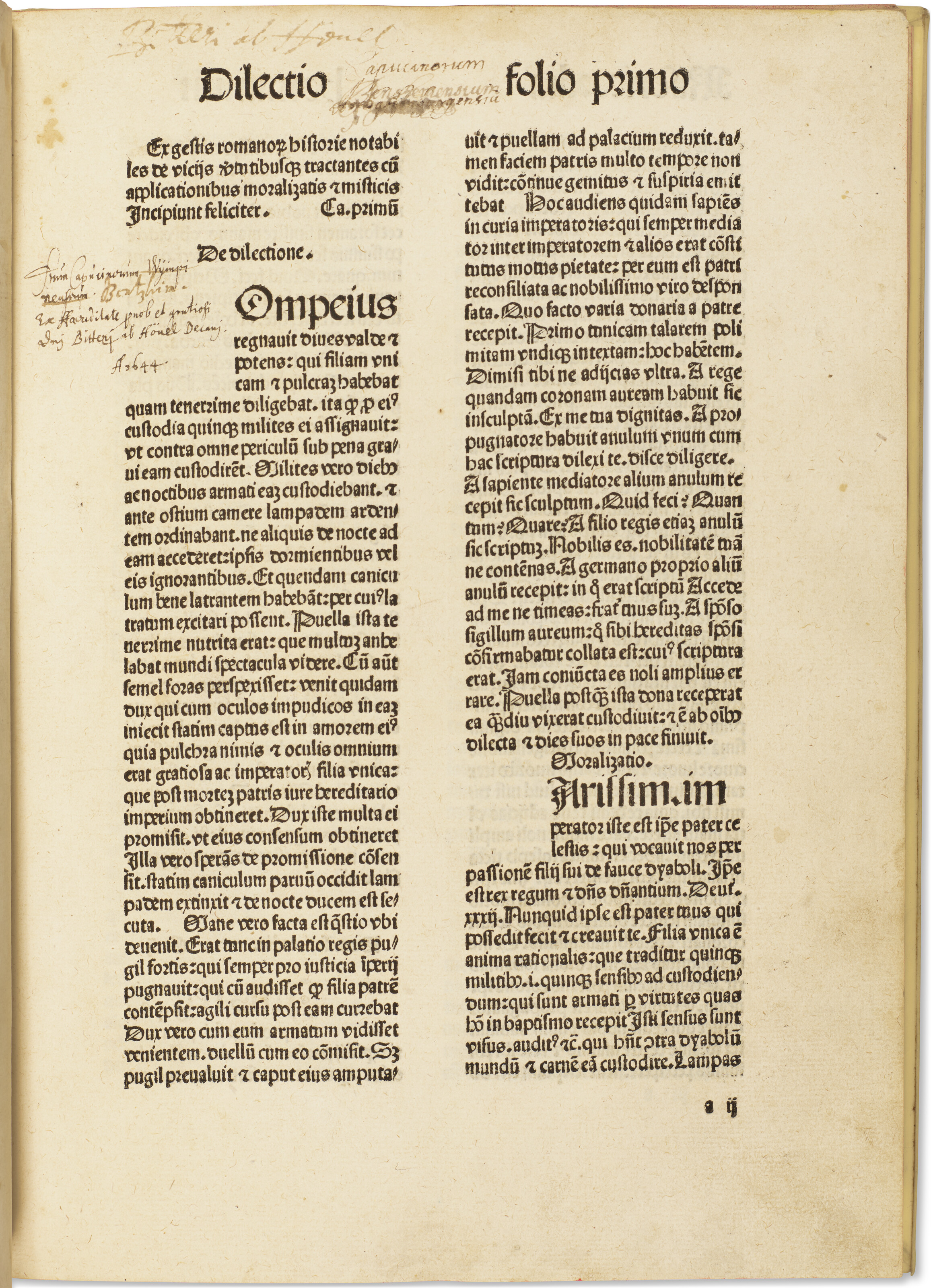 Gesta Romanorum, circa 1484 | Christie’s