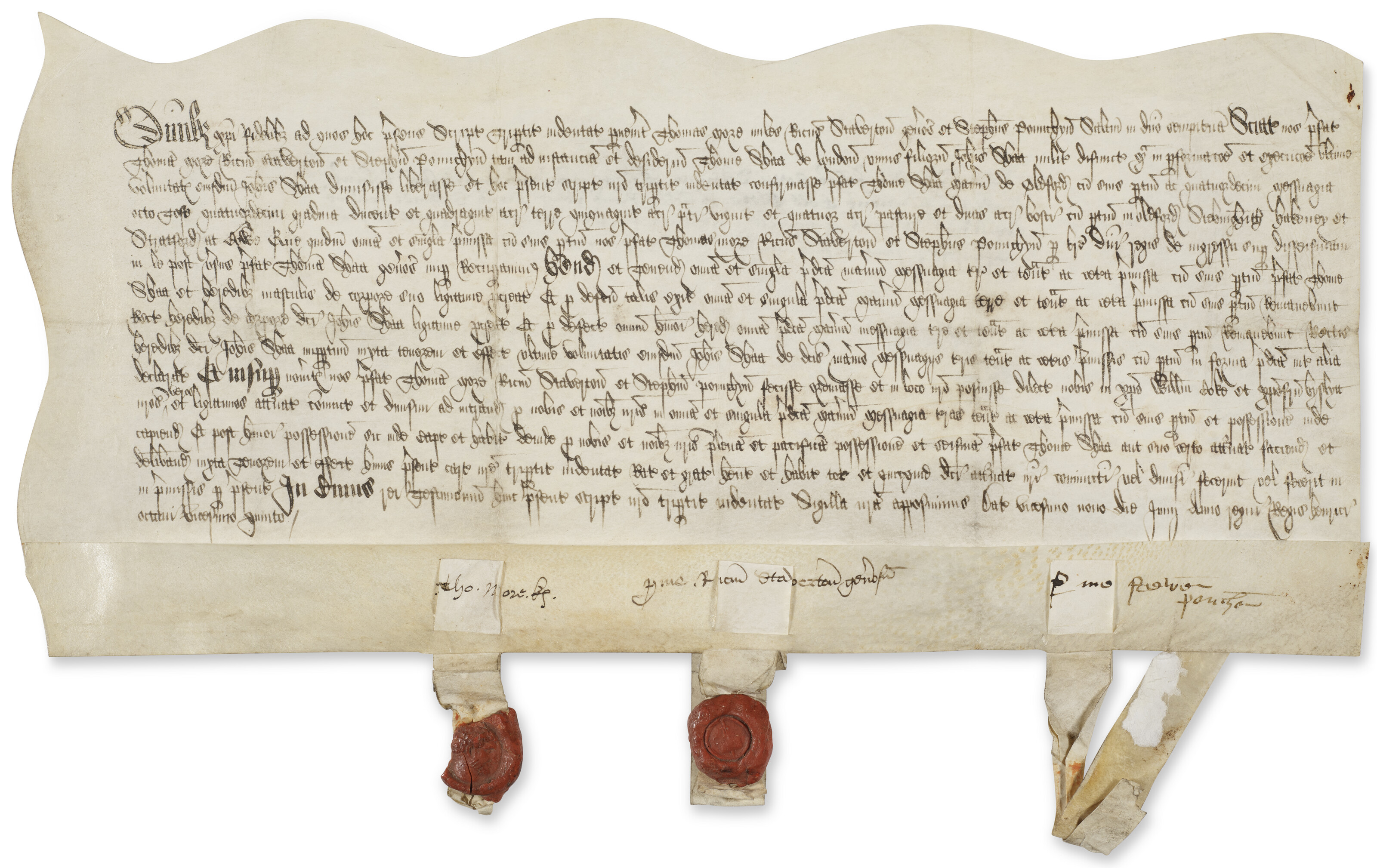 London land indenture, Sir Thomas More, 1533 | Christie’s