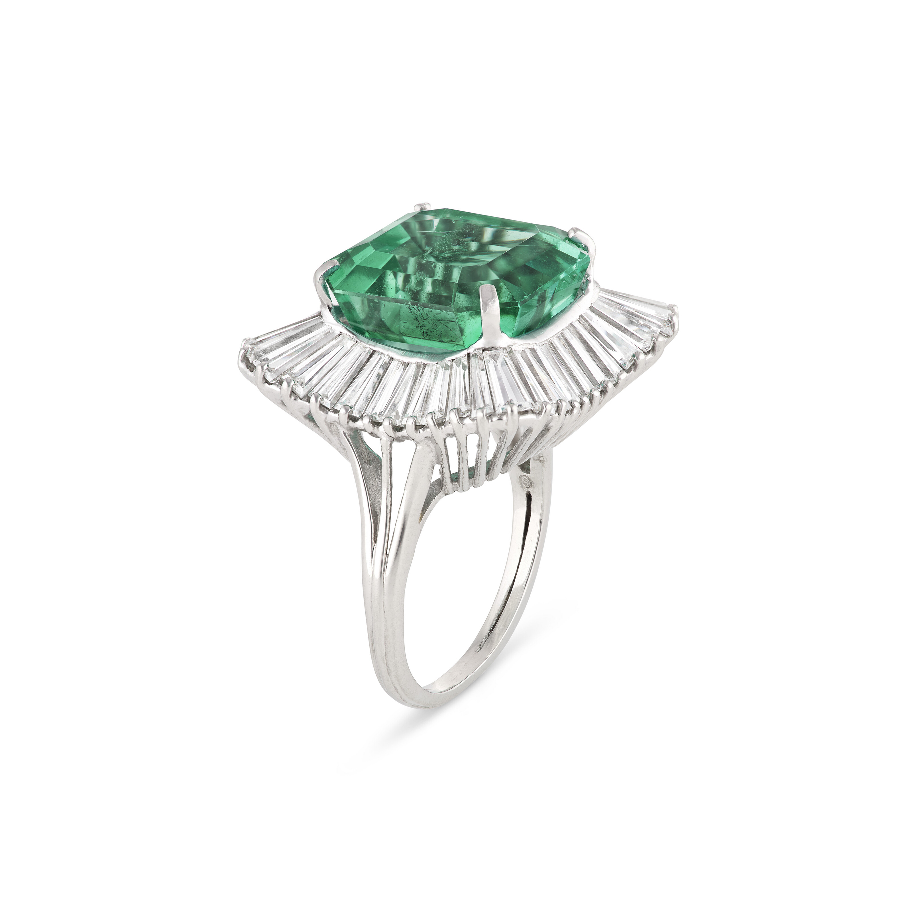 OSCAR HEYMAN & BROTHERS EMERALD AND DIAMOND RING, | Christie’s