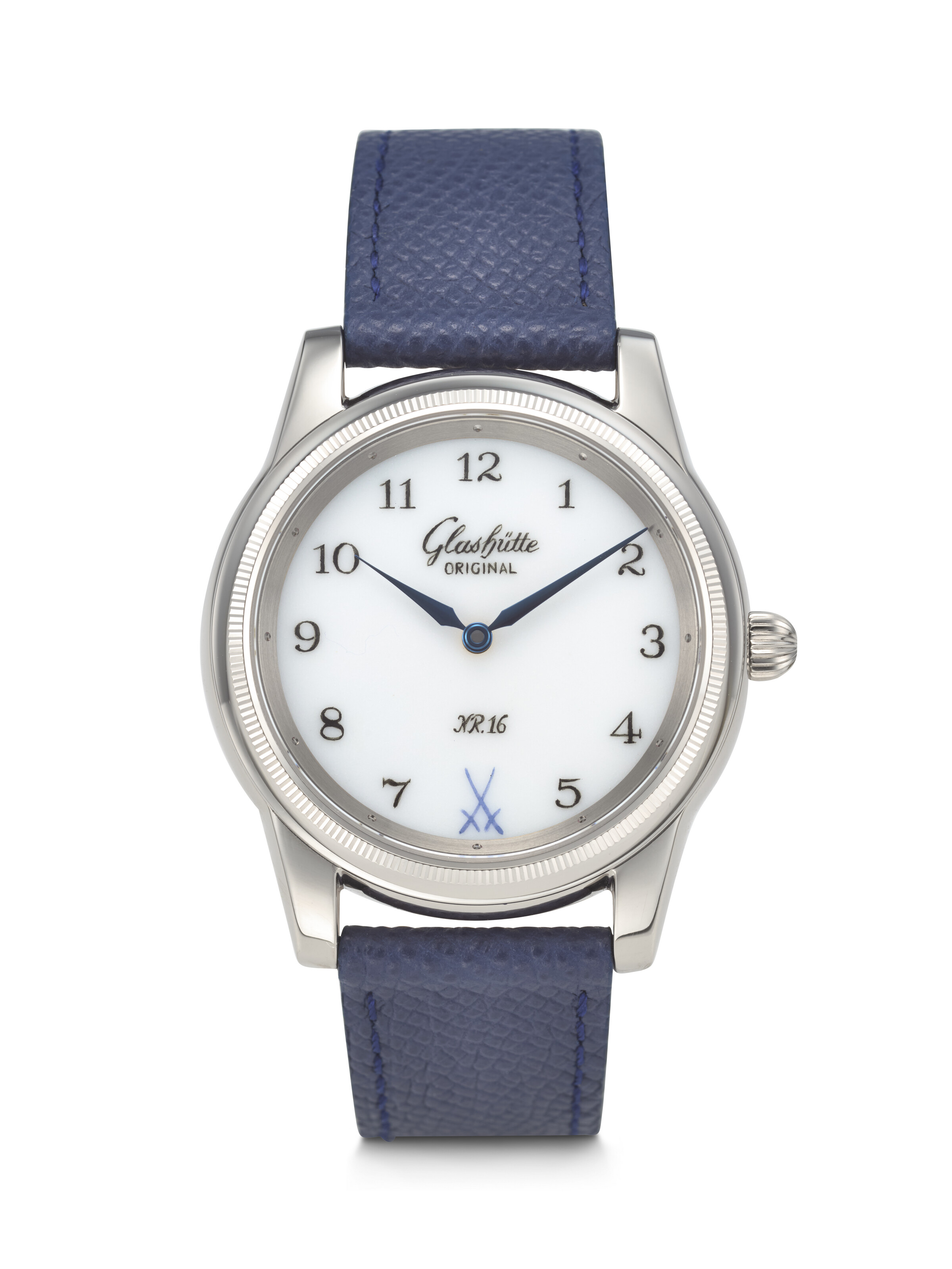 GLASHÜTTE ORIGINAL, LIMITED EDITION WHITE GOLD 'SENATOR MEISSEN ...
