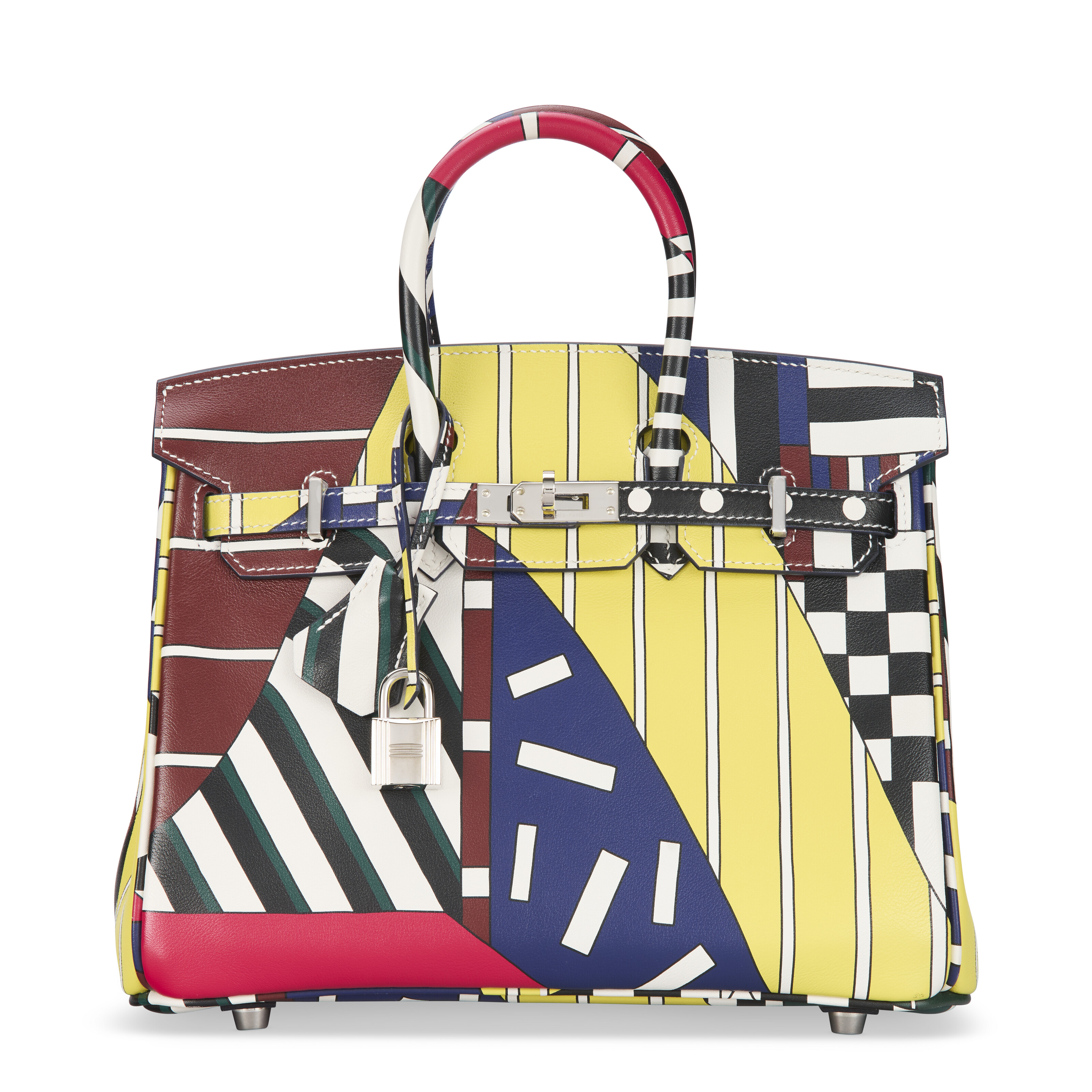 A LIMITED EDITION MULTICOLOR PRINTED SWIFT LEATHER 1, 2, 3 & AWAY WE GO ...