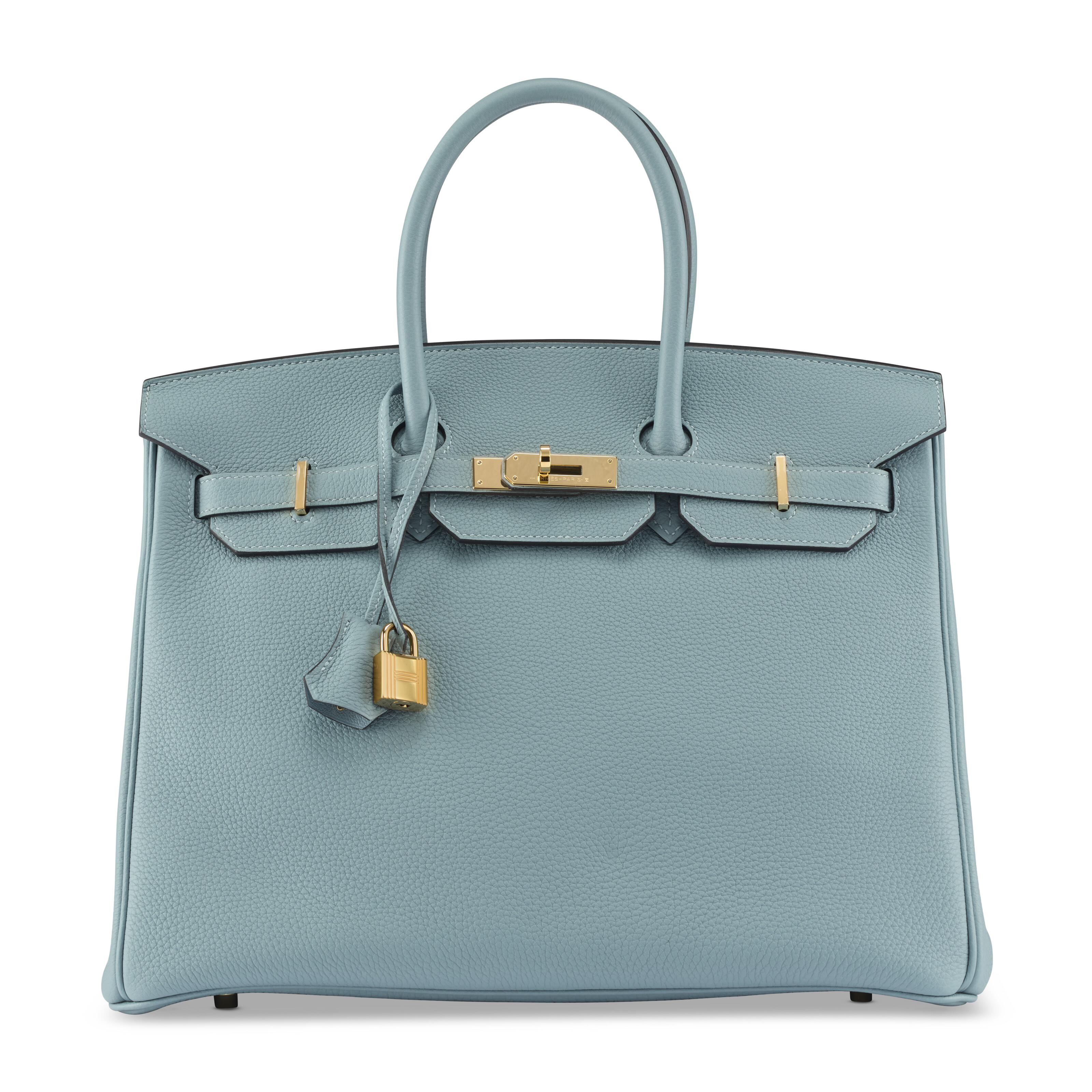 A CIEL TOGO LEATHER BIRKIN 35 WITH GOLD HARDWARE, HERMÈS, 2019 | Christie’s
