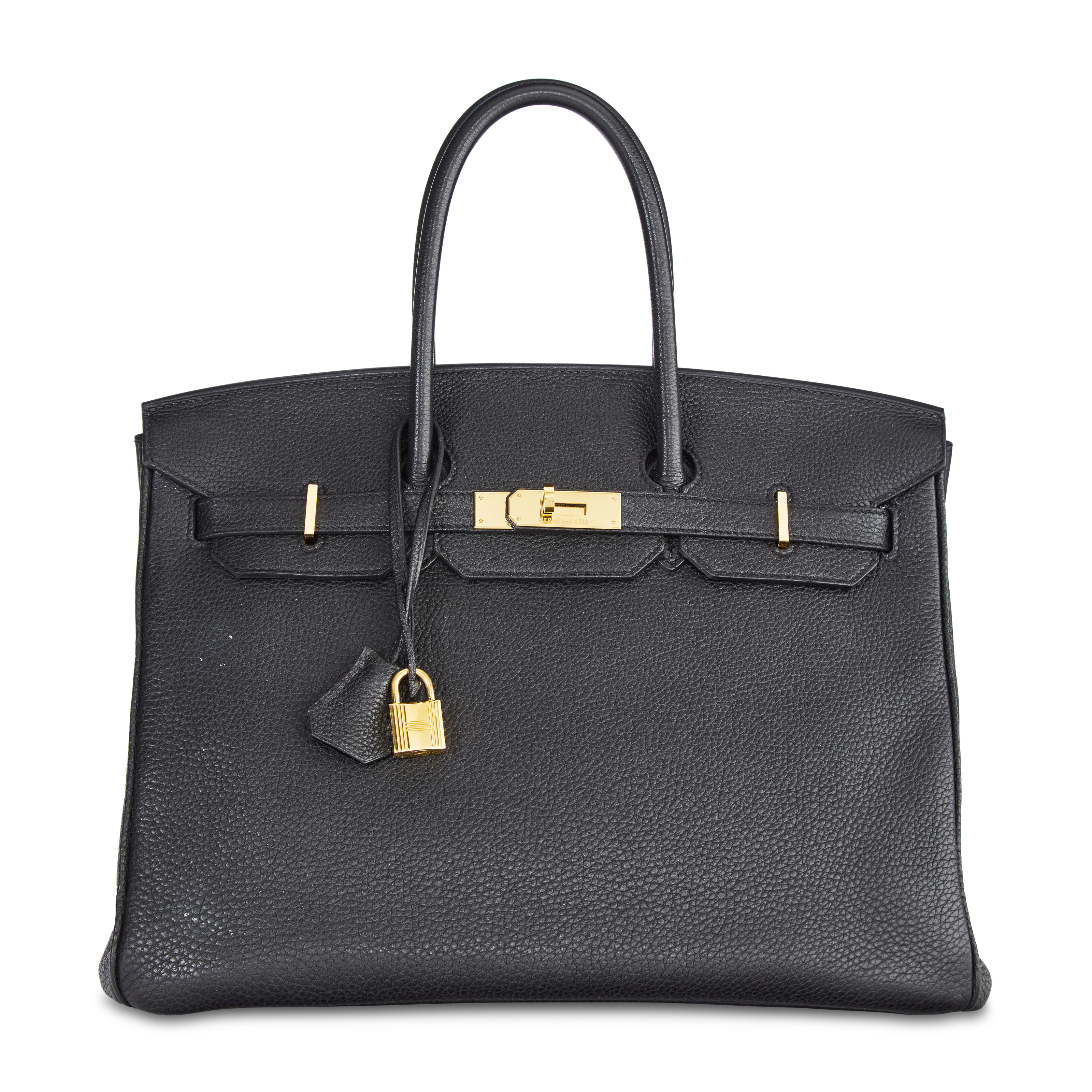 A BLACK TOGO LEATHER BIRKIN 35 WITH GOLD HARDWARE, HERMÈS, 2011 ...