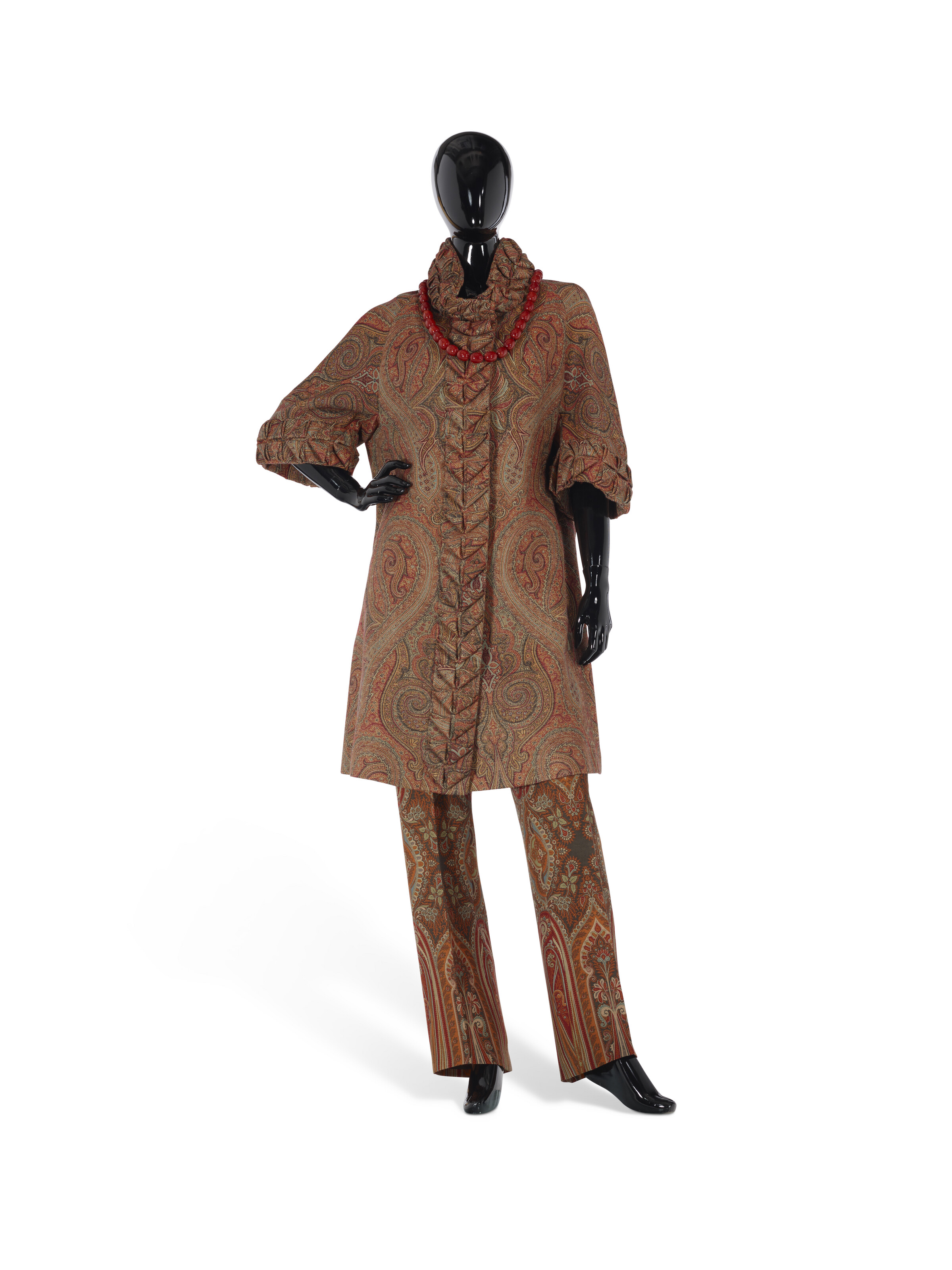A PAISLEY PATTERN WOOL SILK COAT, LABELED ETRO, 2006 | Christie’s