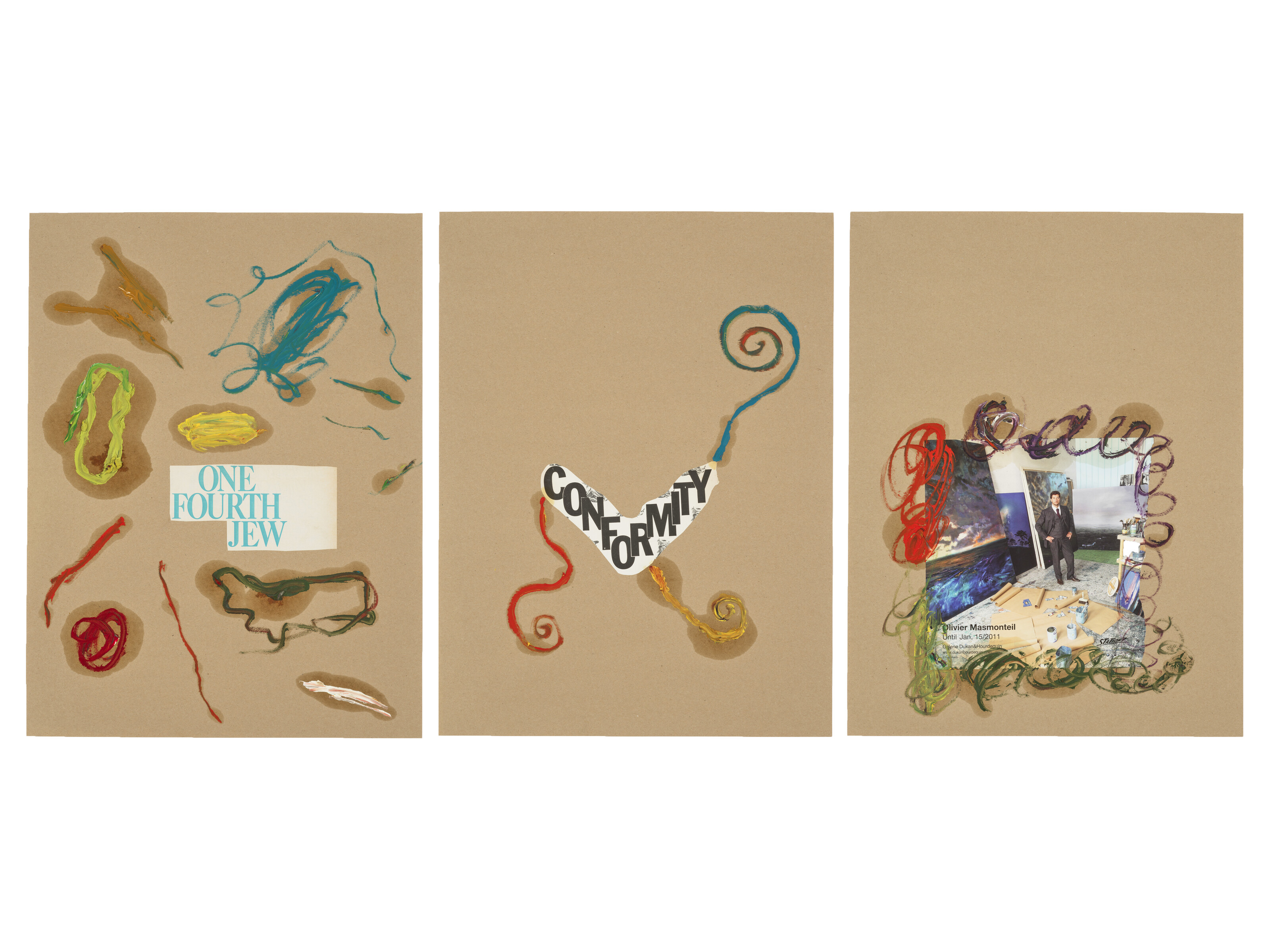 MICHAEL WILLIAMS (B. 1978), Untitled (Conformity); Untitled (One Fourth ...