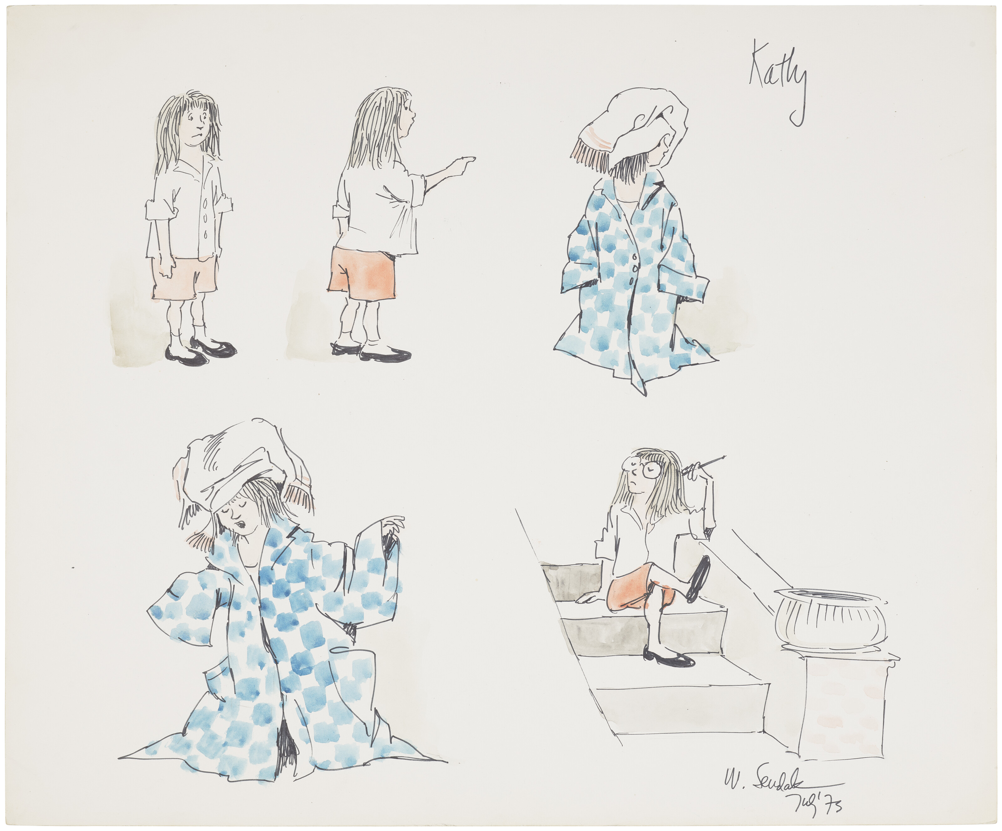 MAURICE SENDAK (1928-2012), Really Rosie, Kathy studies | Christie’s