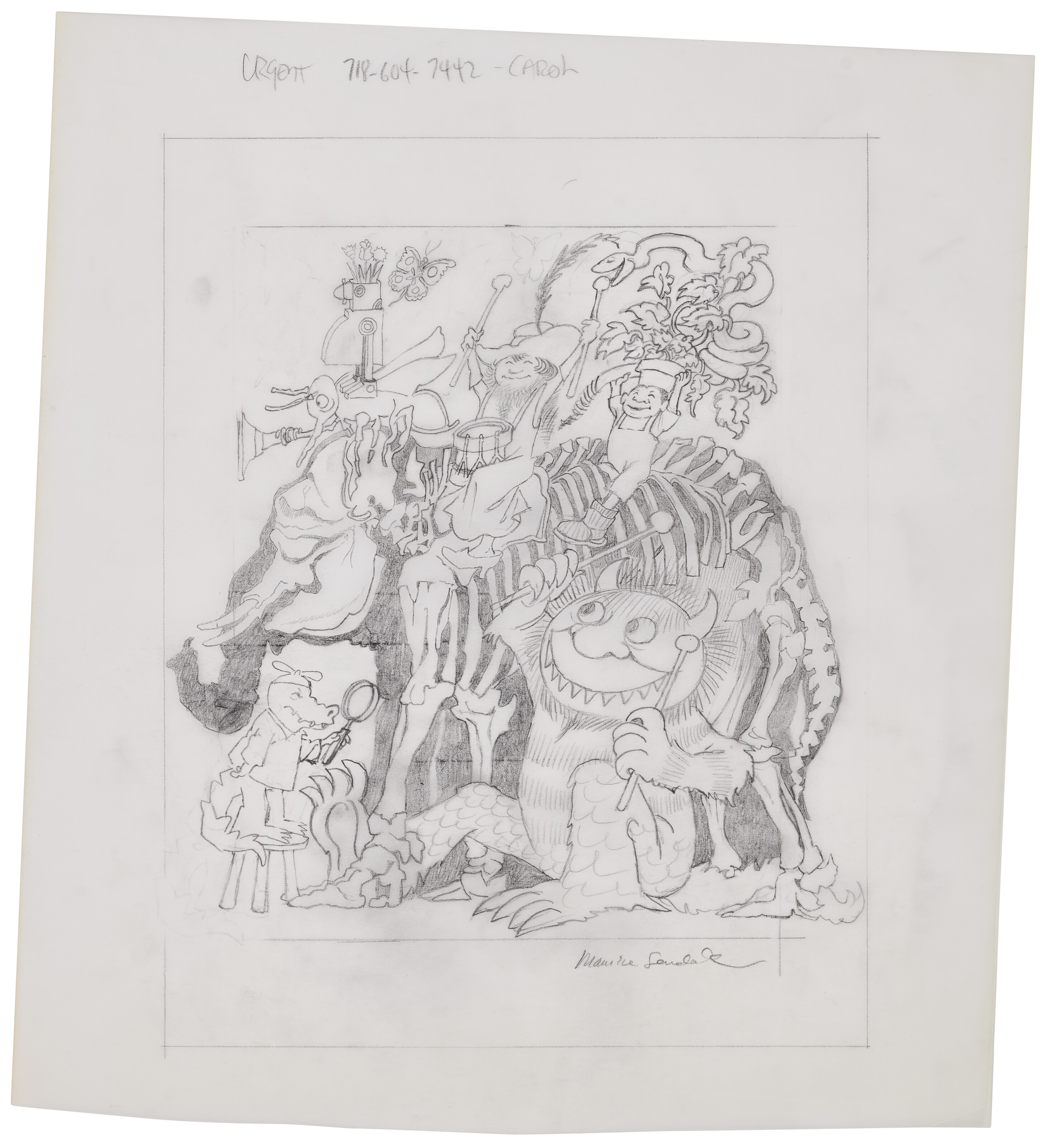 MAURICE SENDAK (1928-2012), Learning Is a Wild Thing, Brooklyn Children ...
