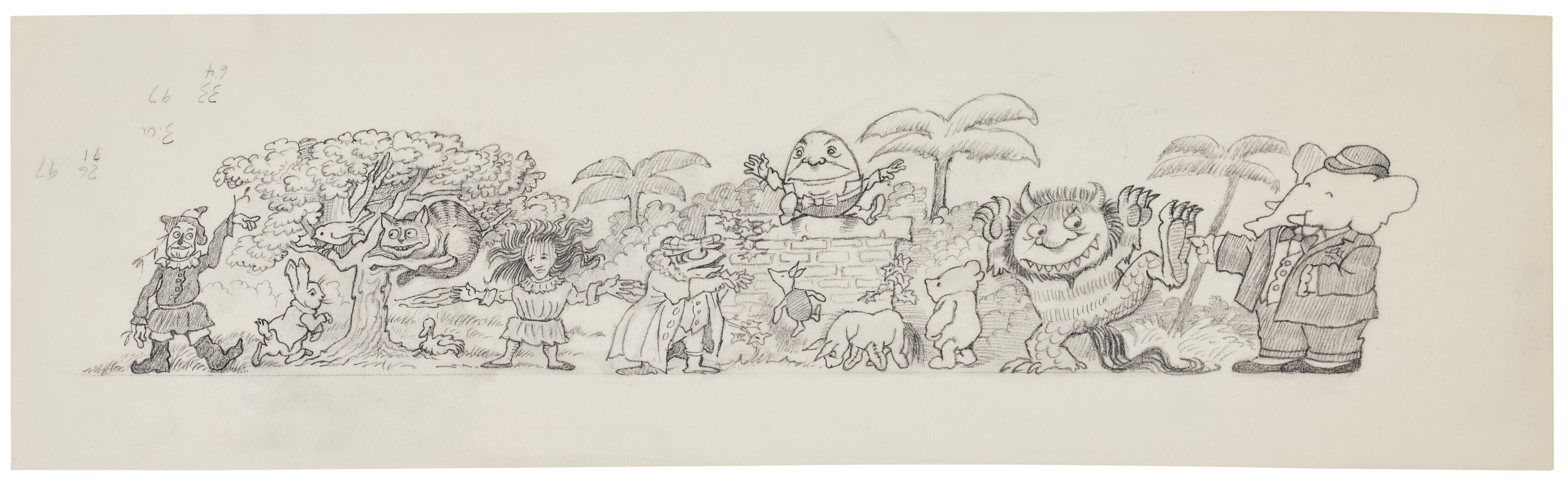 MAURICE SENDAK (1928-2012), Panorama of children's book characters ...