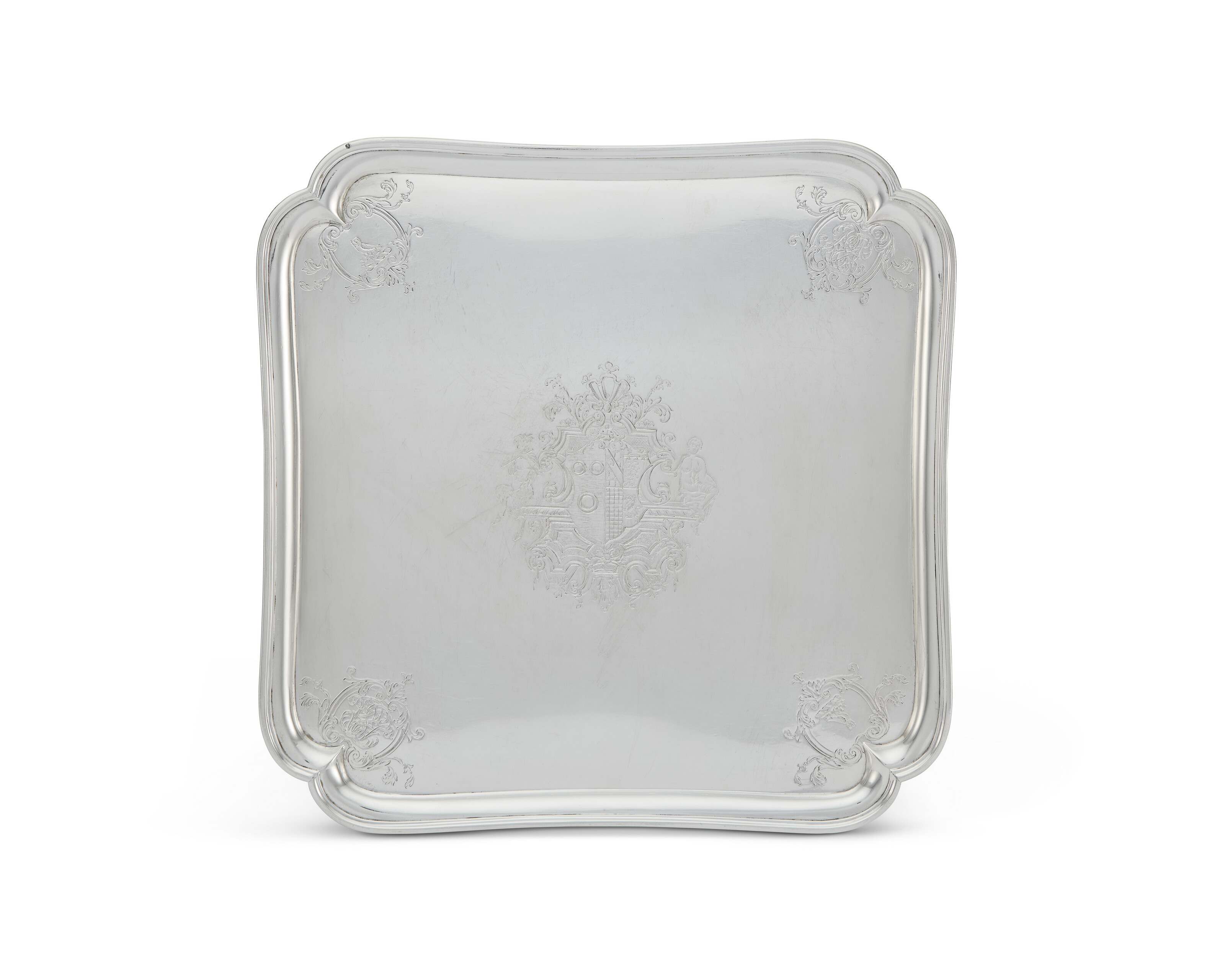 A GEORGE II SILVER SALVER, MARK OF JOHN TUITE, LONDON, 1726 | Christie’s