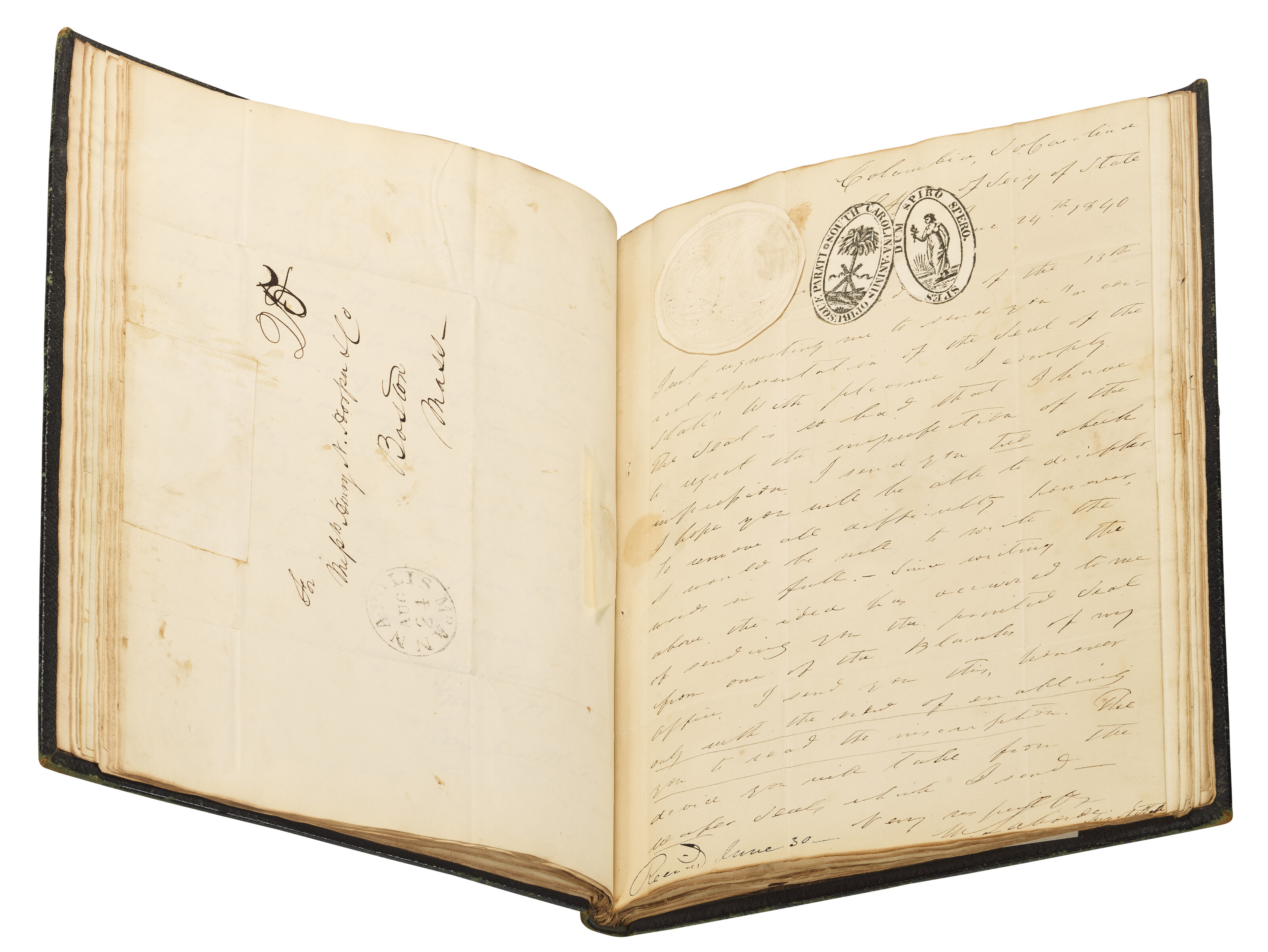 [CONGRESS] – Collection of US state seals, Henry N. Hooper & Co., 1840 ...