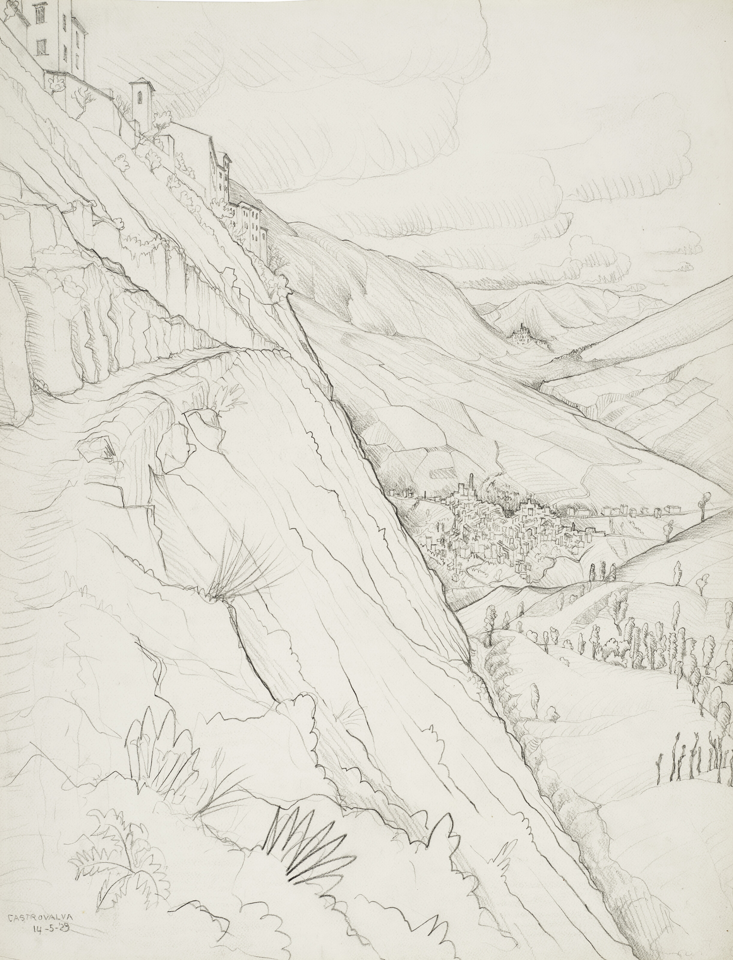 MAURITS CORNELIS ESCHER (1898-1972), Castrovalva | Christie’s