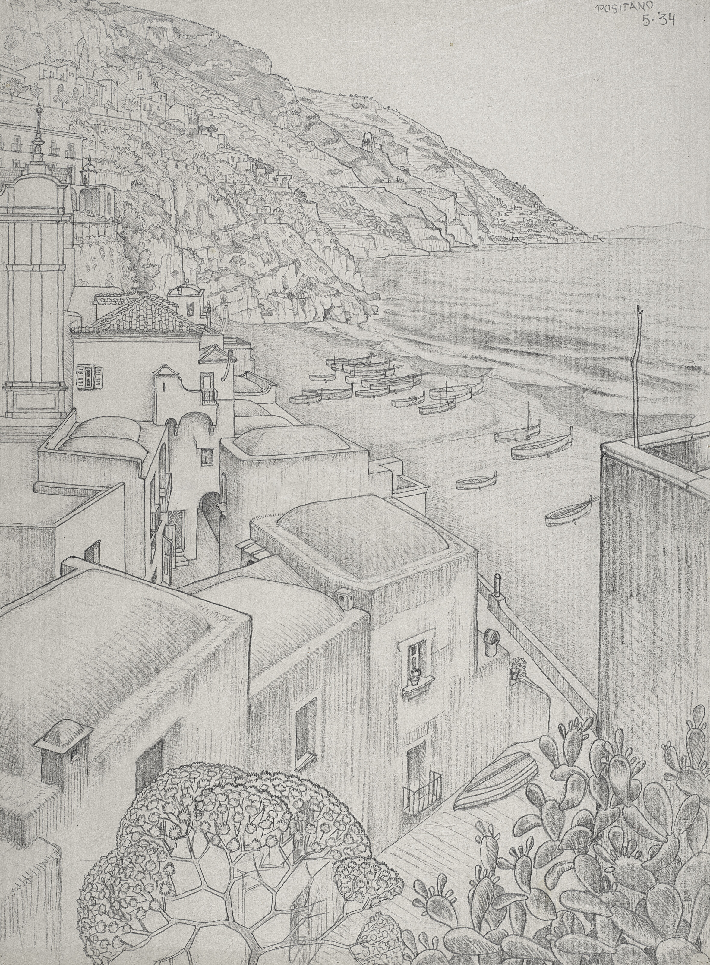 MAURITS CORNELIS ESCHER (1898-1972), Positano | Christie’s