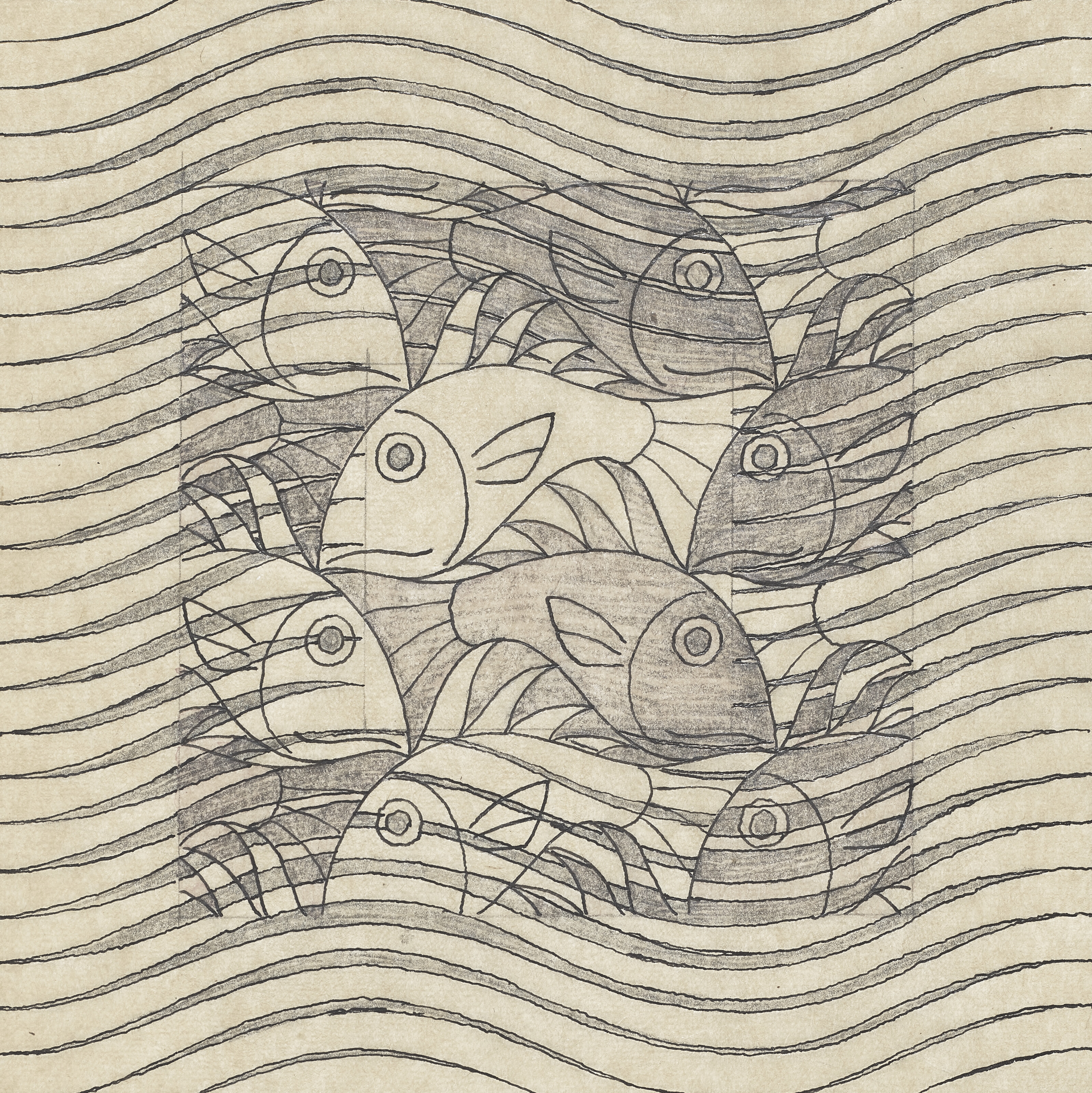 MAURITS CORNELIS ESCHER (1898-1972), Fish (in Waves) | Christie’s