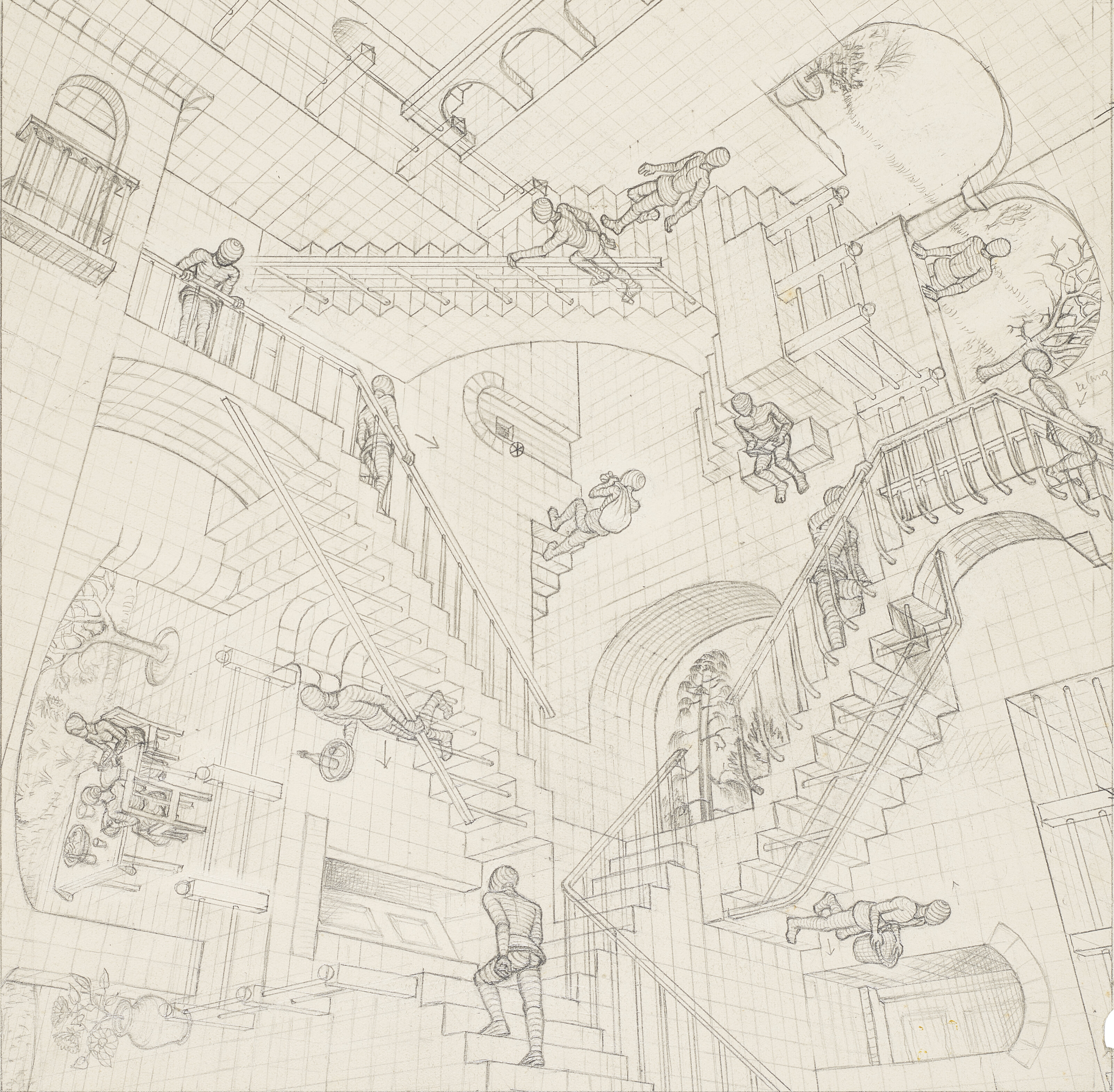 relativity escher print