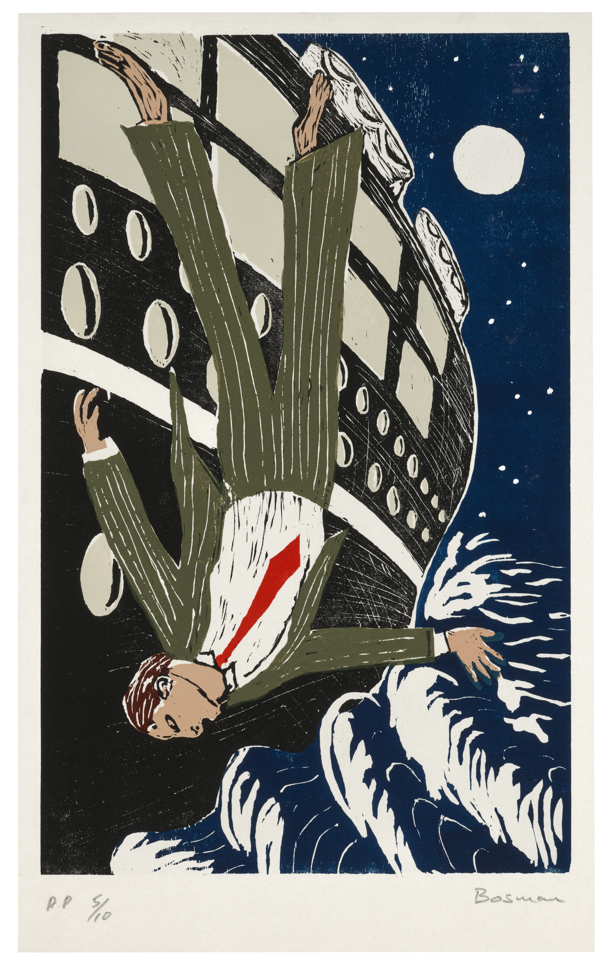 RICHARD BOSMAN (B. 1944), Man Overboard | Christie’s