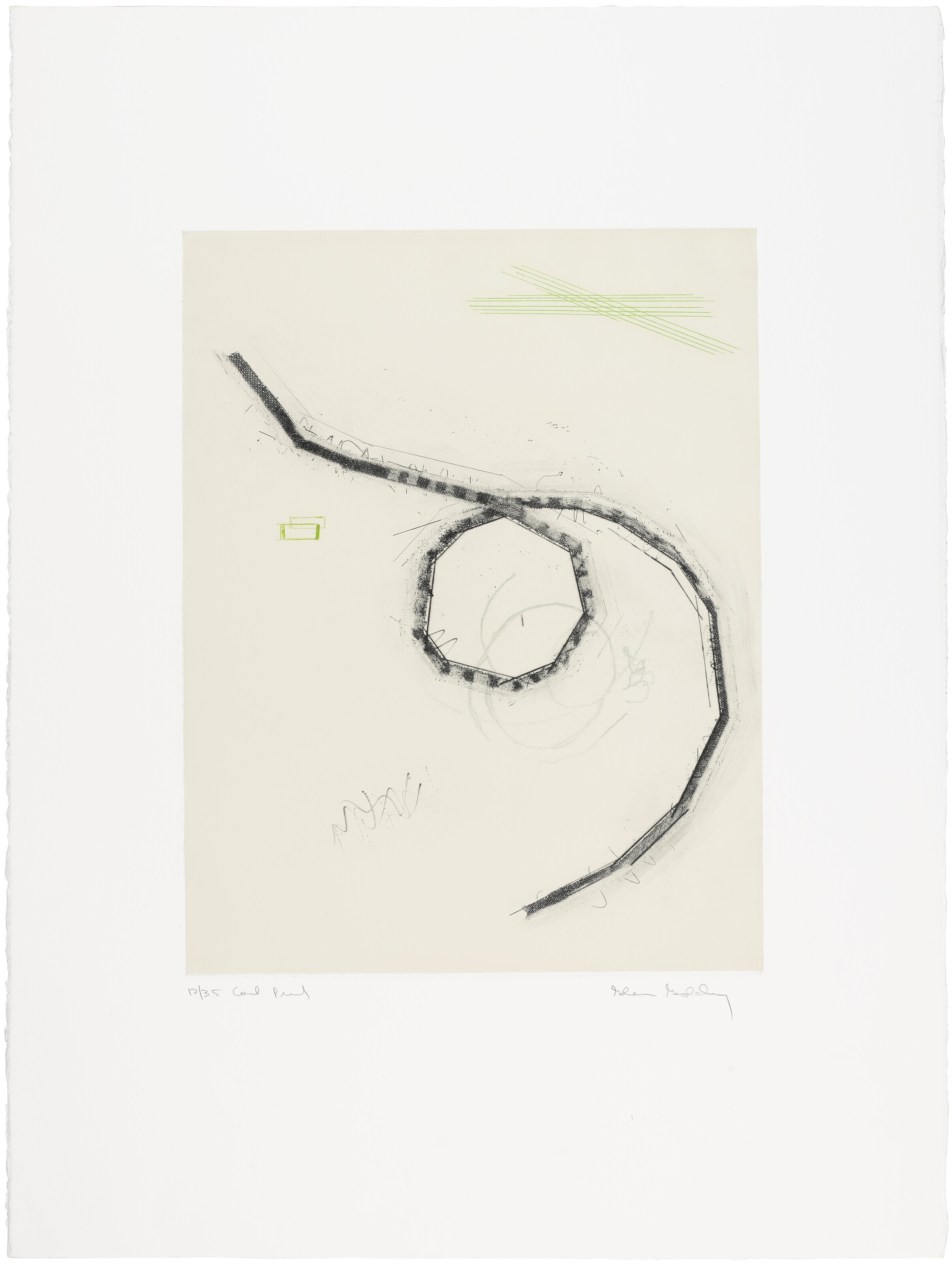 GLENN GOLDBERG (B. 1953), Coil Print | Christie’s