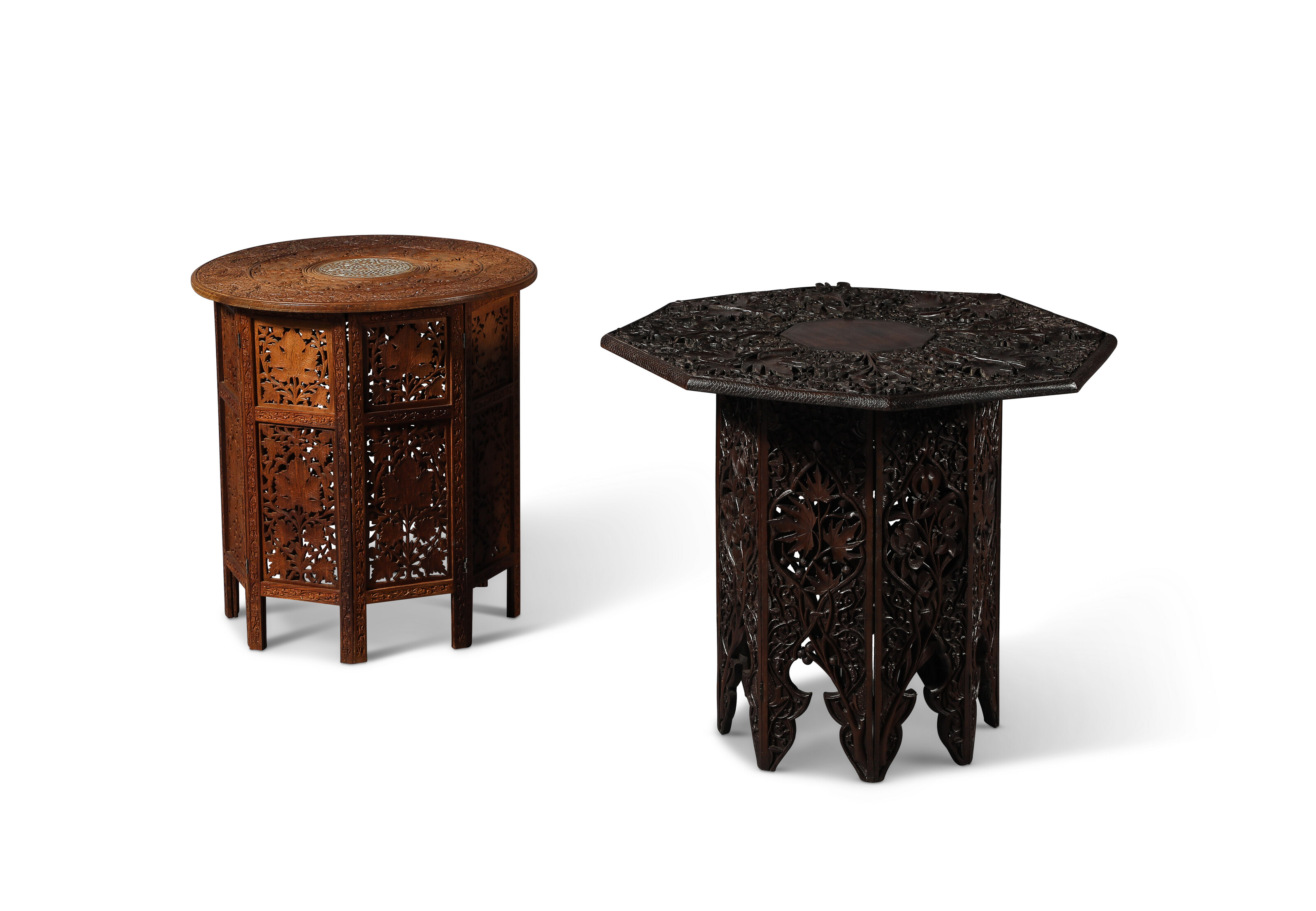 TWO ANGLO-INDIAN OCCASIONAL TABLES, 20TH CENTURY | Christie’s