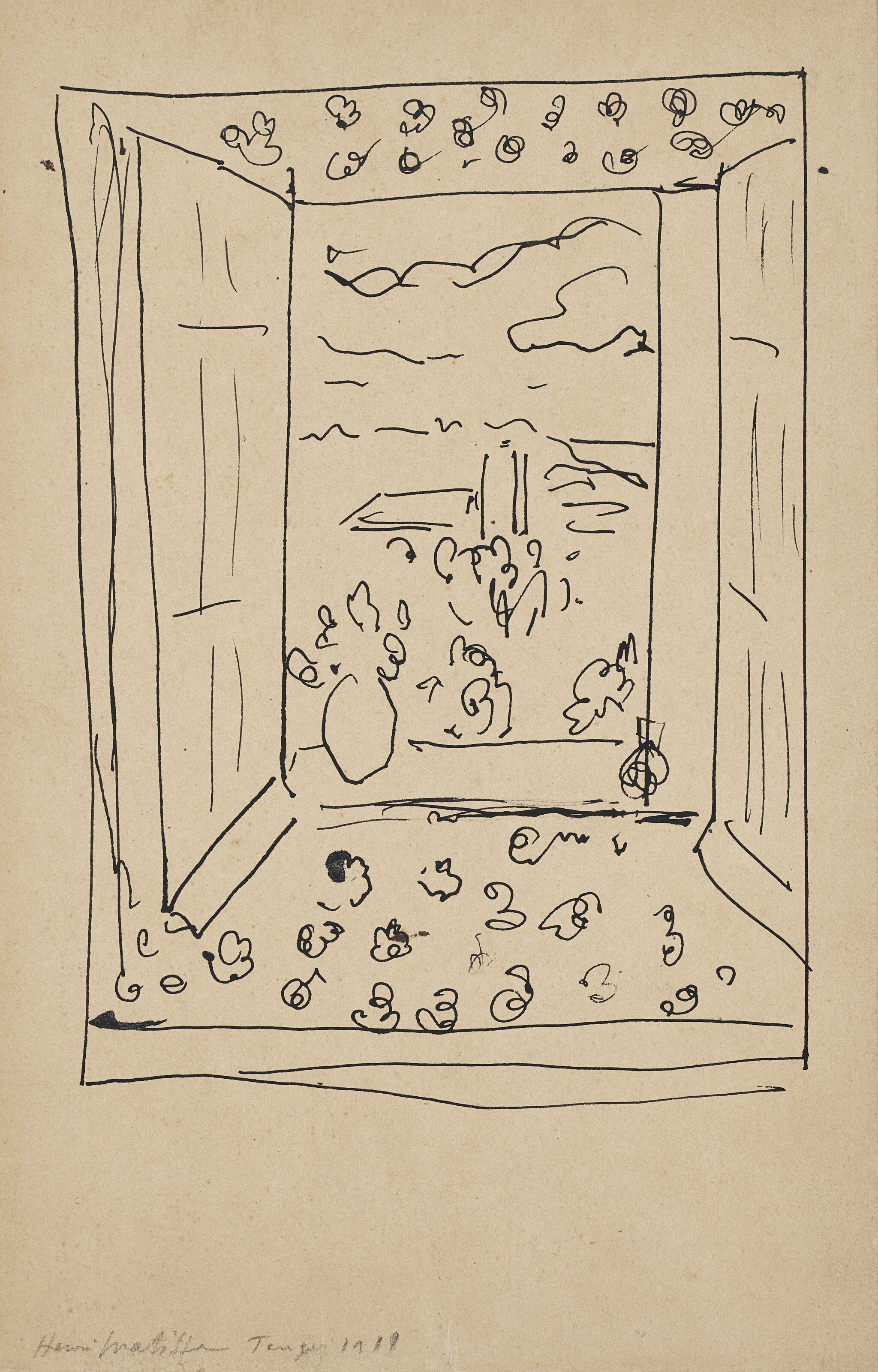 HENRI MATISSE (1869-1954), Vue de la fenêtre, Tanger II | Christie’s