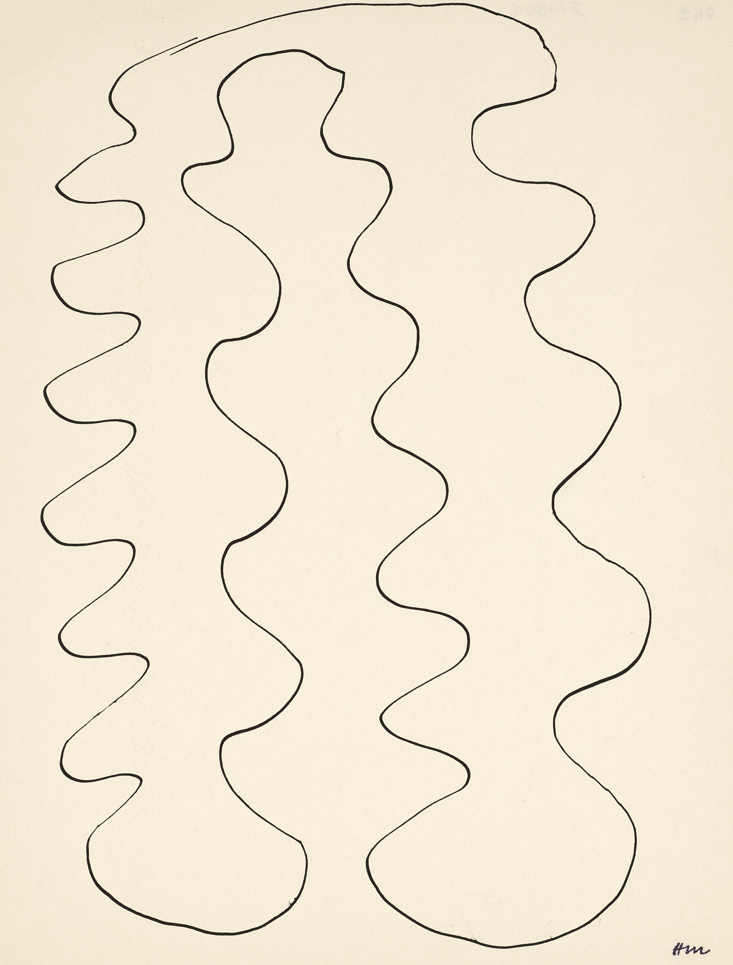 HENRI MATISSE (1869-1954), Arabesque (Etude d’ornement pour Les Fleurs ...