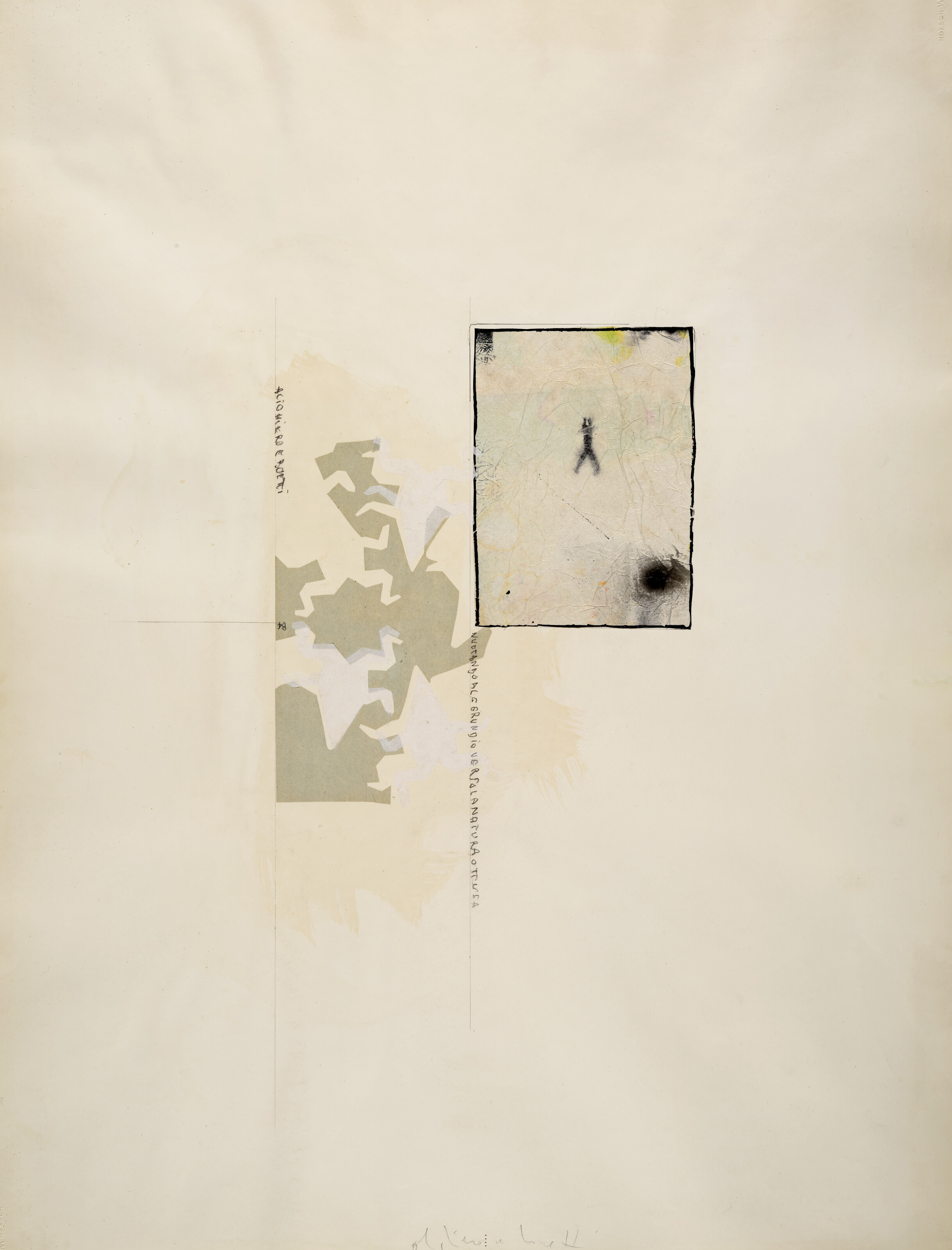 Alighiero Boetti (1940-1994), Sans titre (Nuotando al gerundio ...