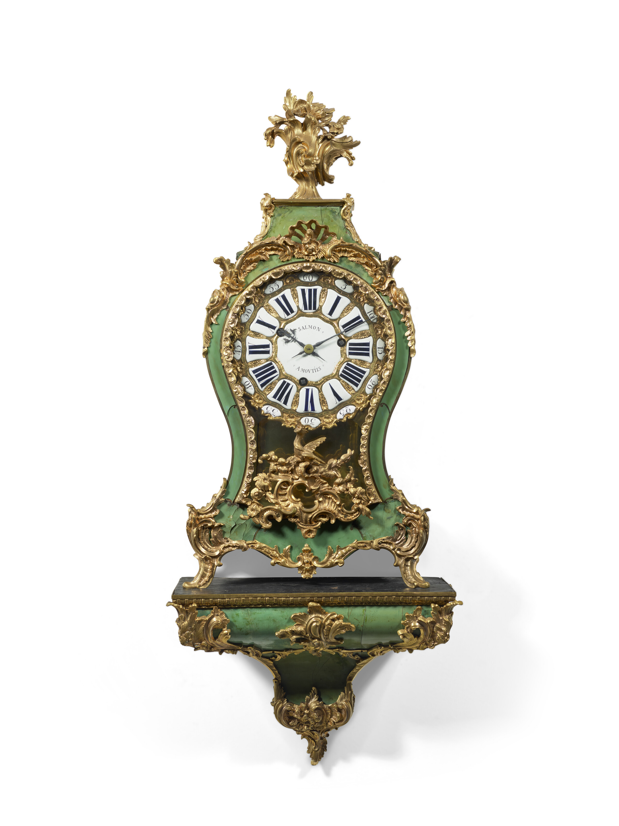 CARTEL D'APPLIQUE D’ÉPOQUE LOUIS XV, SIGNATURE DE SALMON, MILIEU DU ...