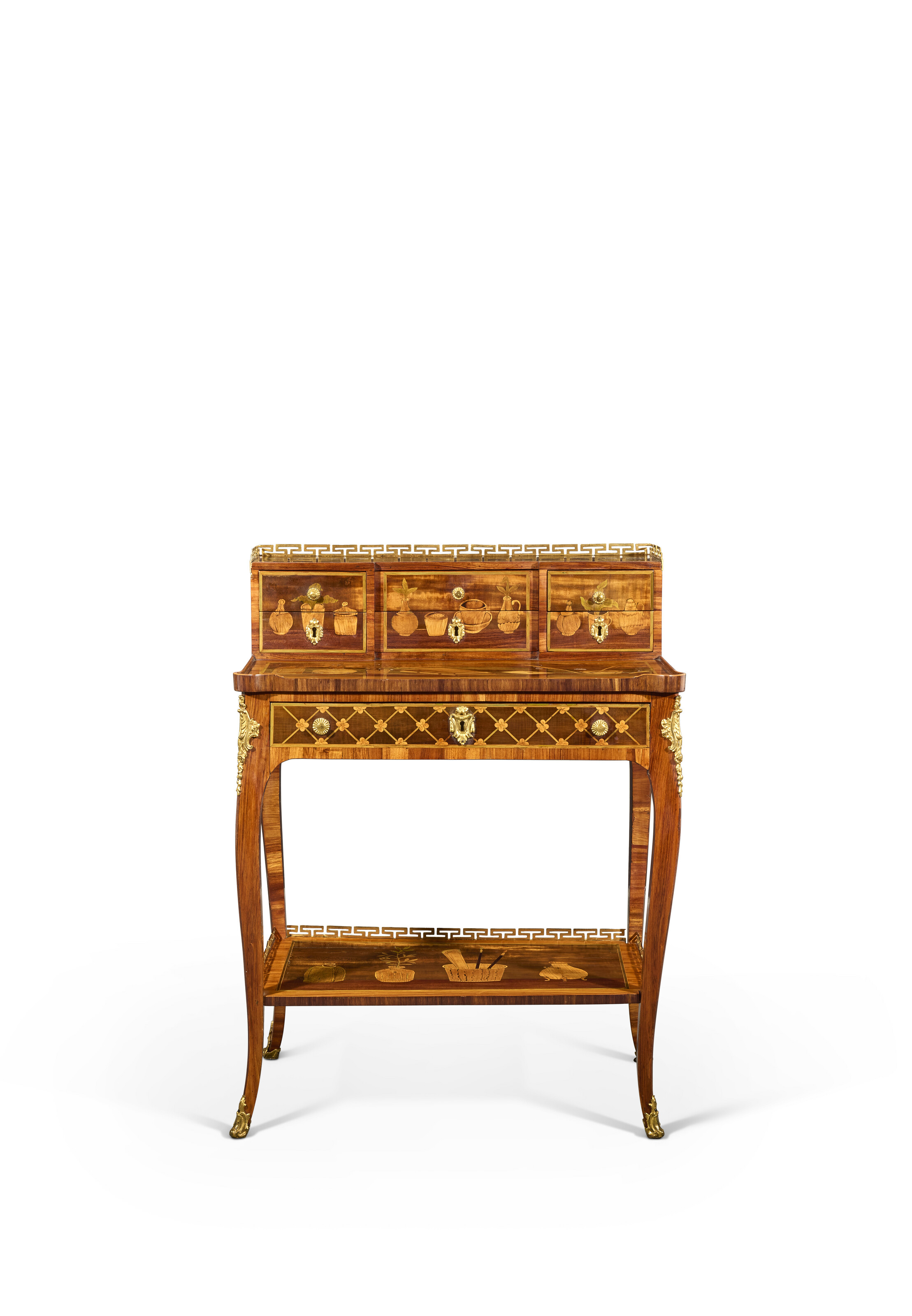 BONHEUR-DU-JOUR D'ÉPOQUE TRANSITION, ESTAMPILLE DE PIERRE-HARRY MEWESEN ...