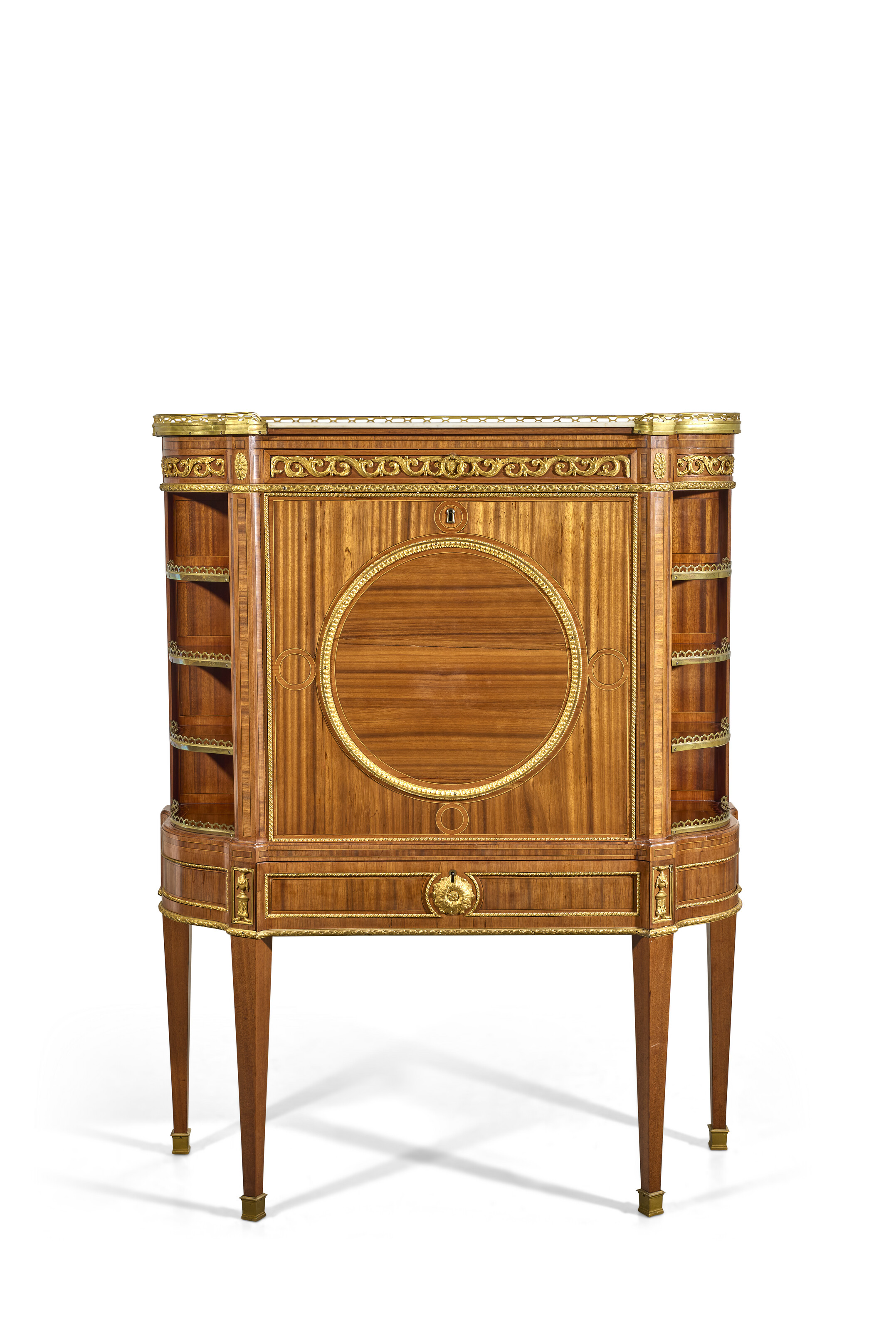 SECRÉTAIRE À ABATTANT D'ÉPOQUE LOUIS XVI, ESTAMPILLE DE ROGER ...
