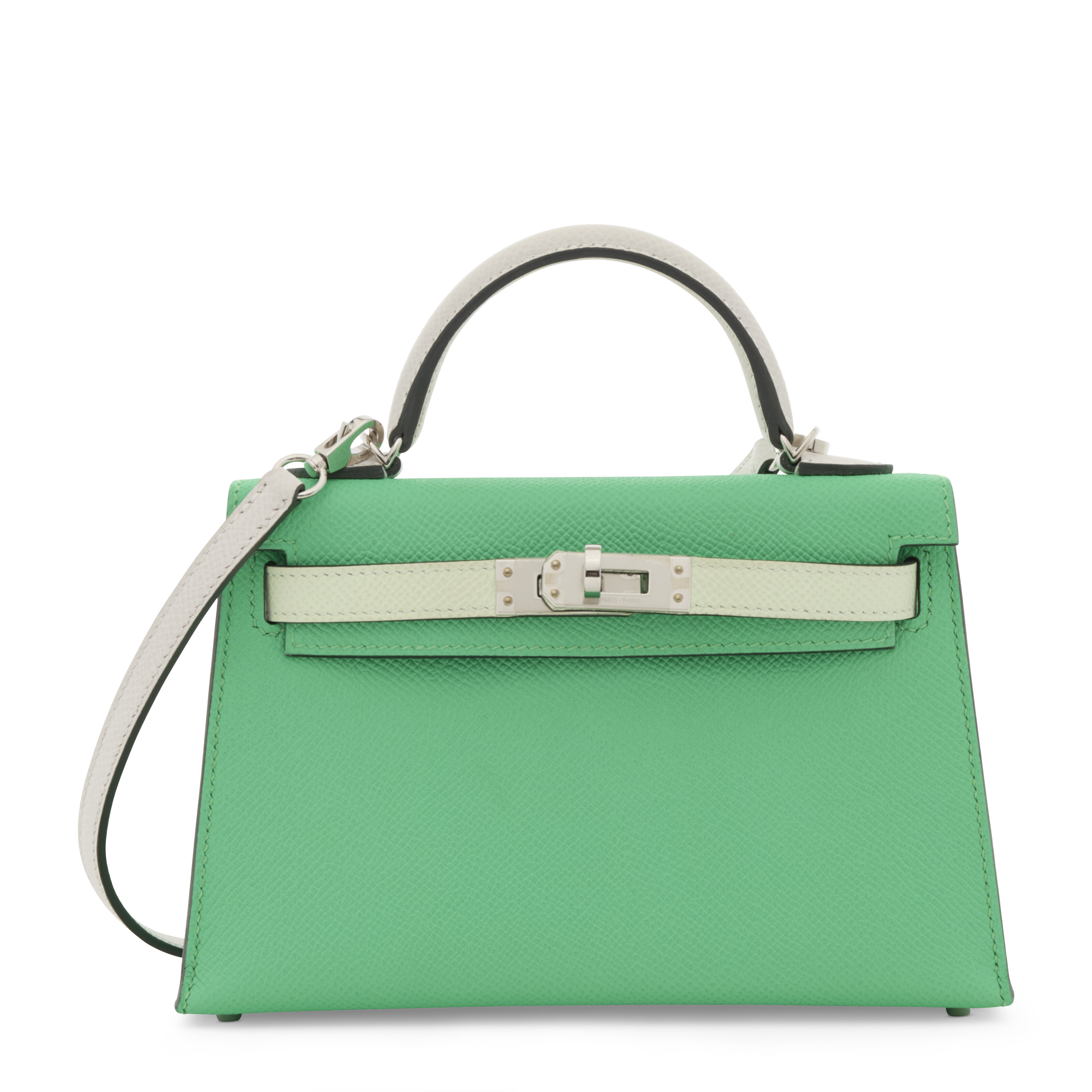 A LIMITED EDITION VERT COMICS, VERT FIZZ & GRIS PERLE EPSOM LEATHER ...