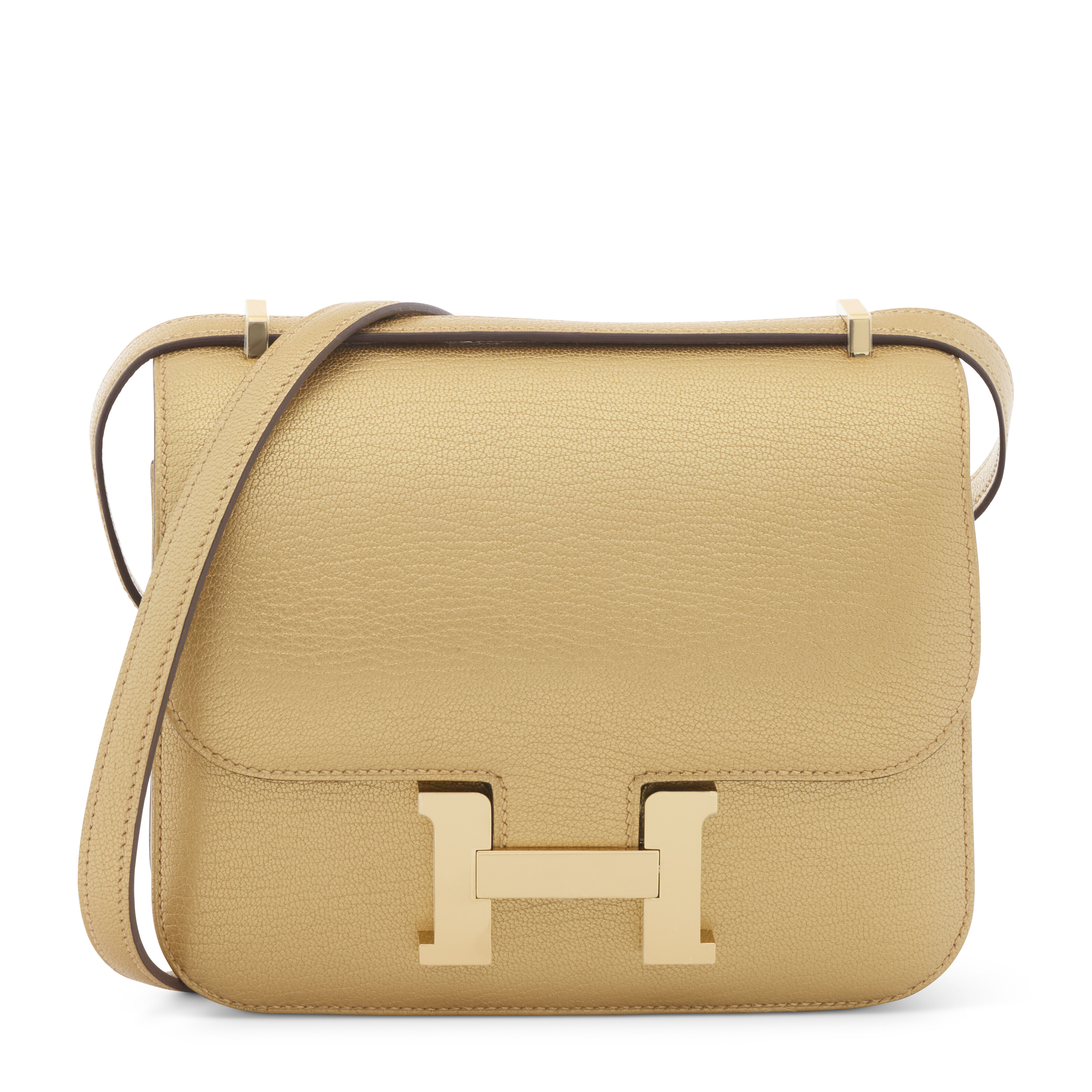 A LIMITED EDITION DORÉ CHAMKILIGHT CHÈVRE LEATHER MINI CONSTANCE MIRROR ...