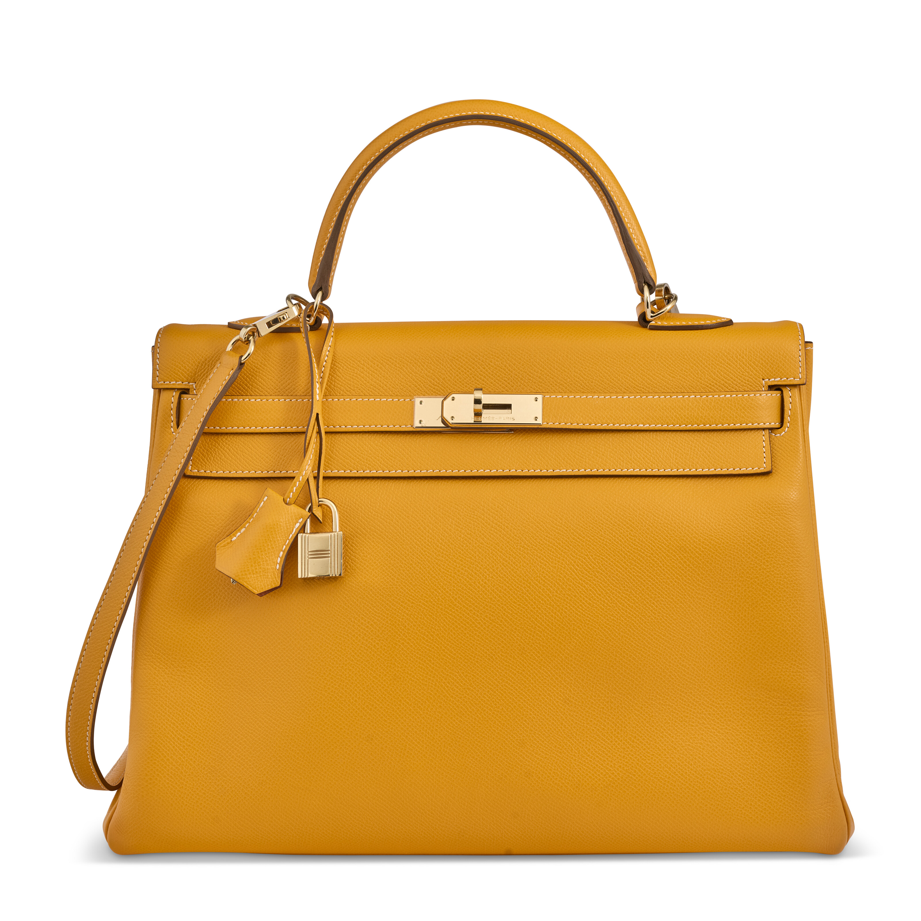 A LIMITED EDITION JAUNE D'OR & POTIRON EPSOM LEATHER CANDY RETOURNÉ ...
