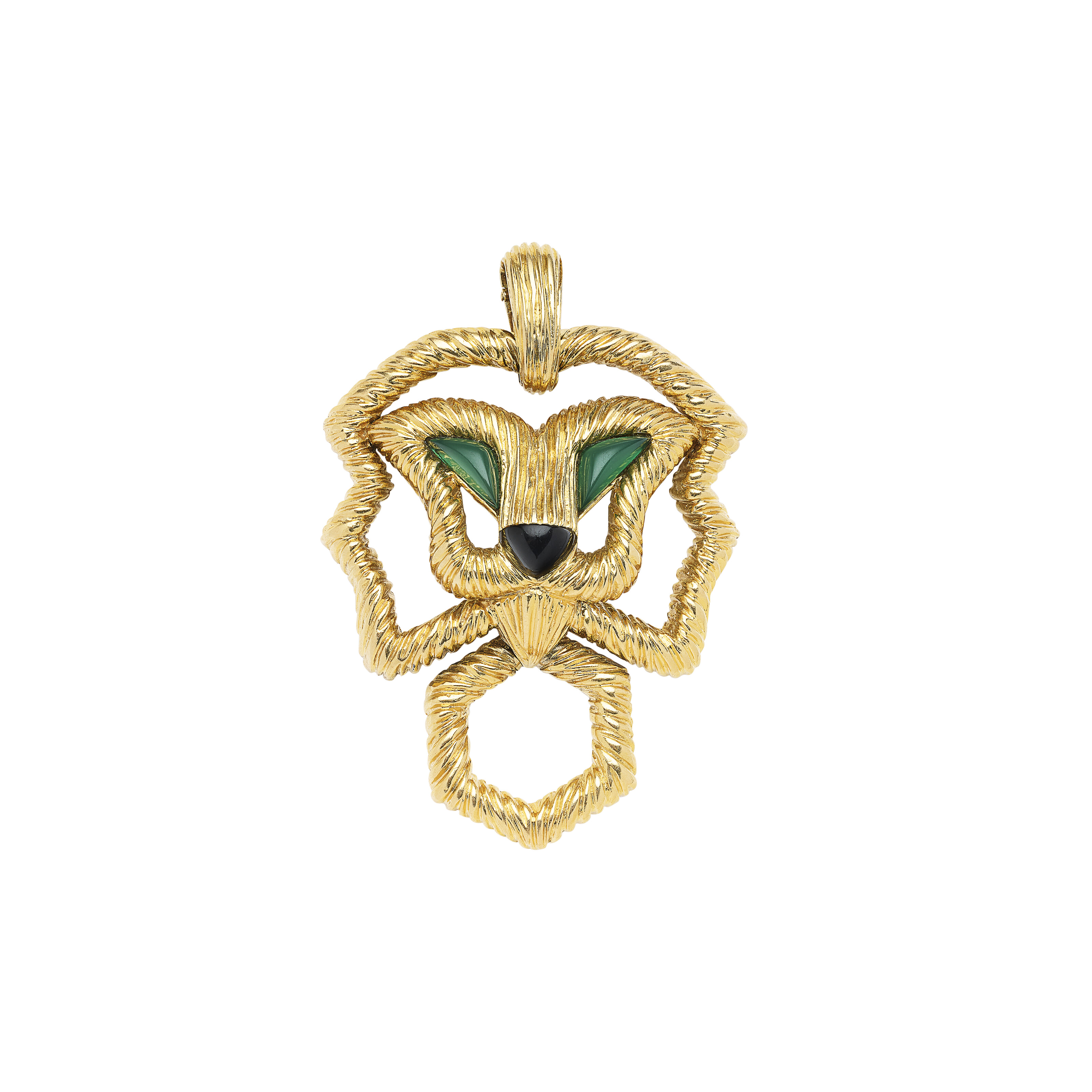 FRED PENDENTIF CHRYSOPRASE ET ONYX, | Christie’s