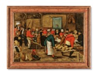 PIETER BRUEGHEL LE JEUNE (BRUXELLES 1564-1636 ANVERS), Le Repas de ...