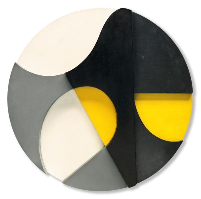 Sophie Taeuber-Arp (1889-1943), Relief rond en quatre hauteurs ...
